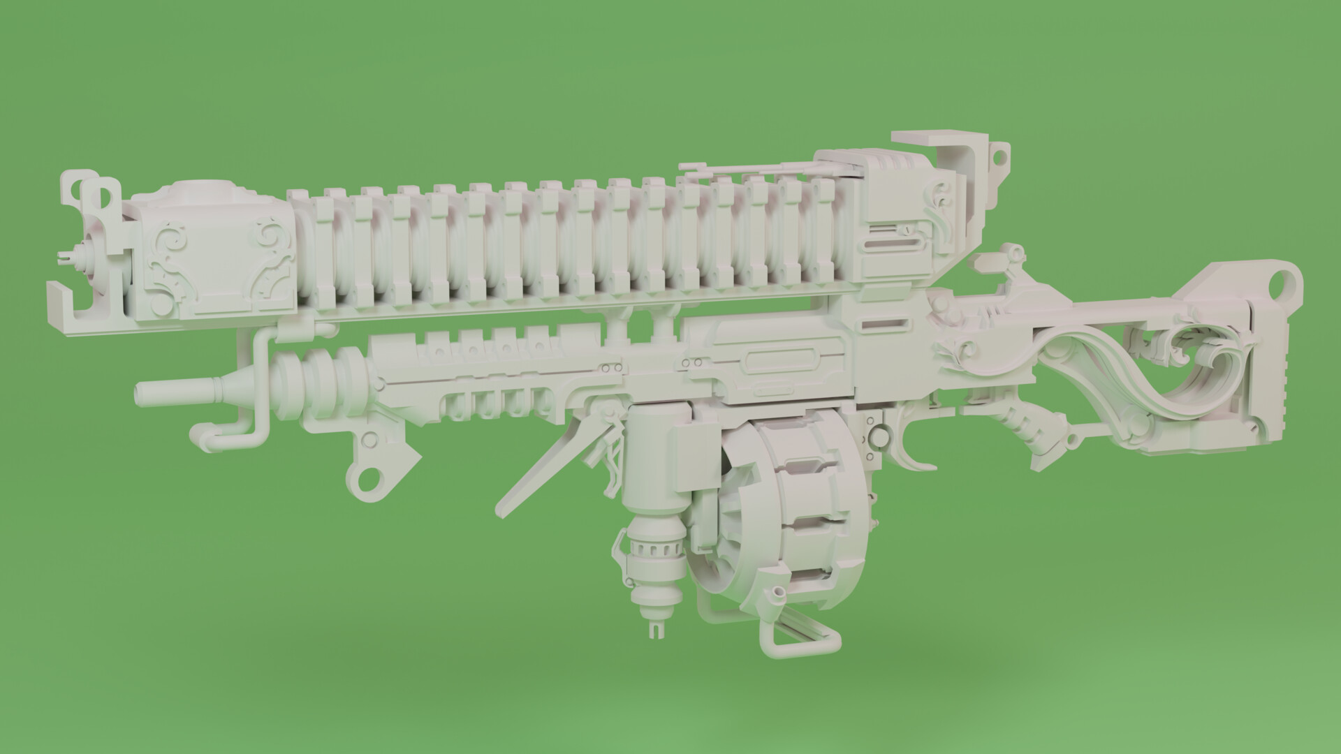 ArtStation - Arc Rifle WIP (Warhammer 40k Fan Art)