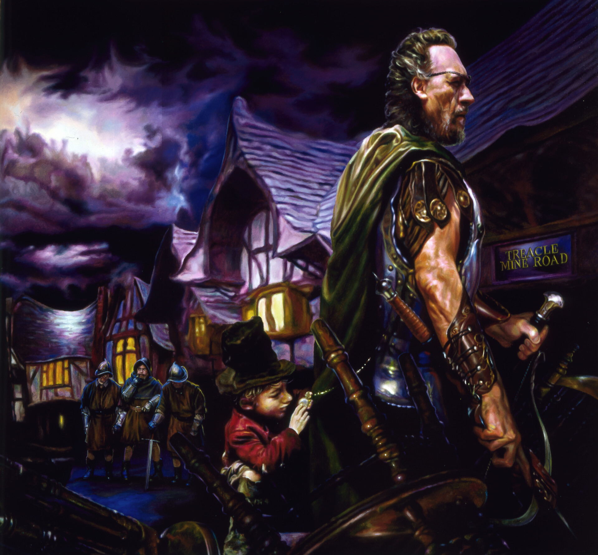 ArtStation - 2006 Discworld Calendar art~ Sam Vimes ~ Oil on board 2005