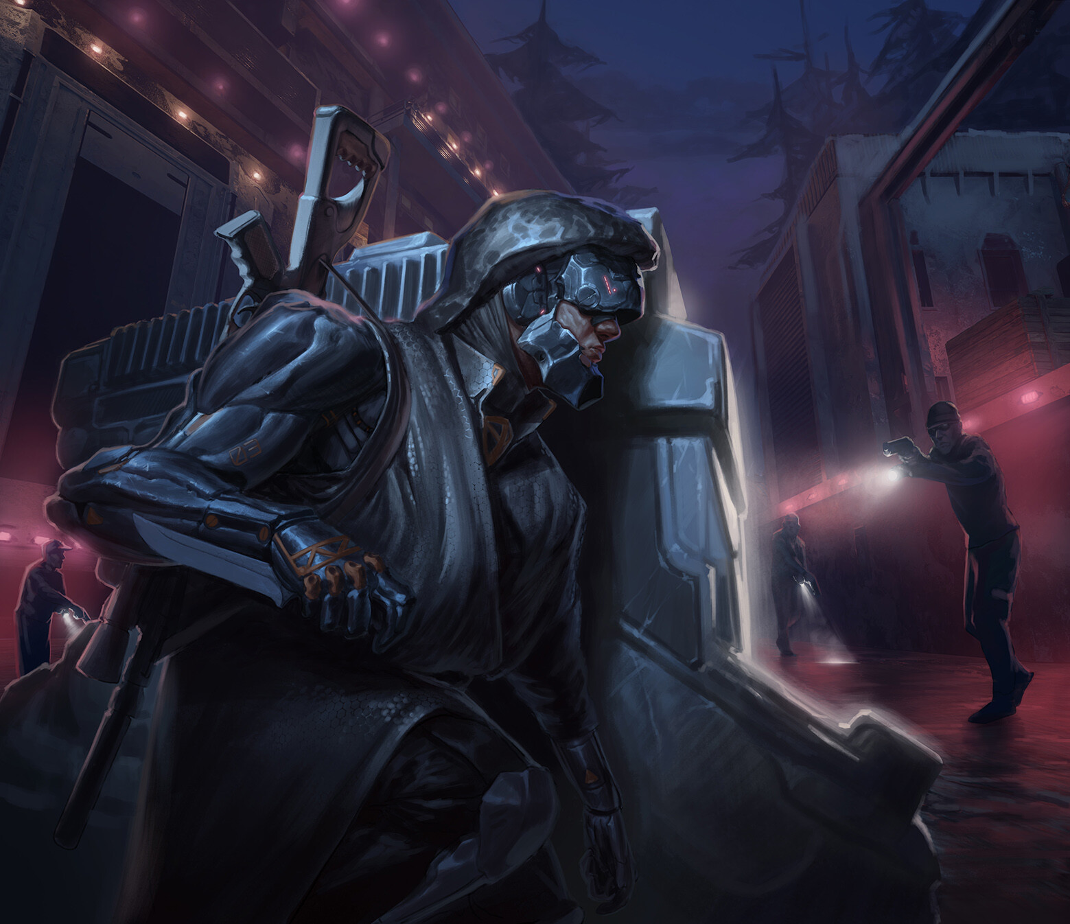 ArtStation - Mercenaries Cover