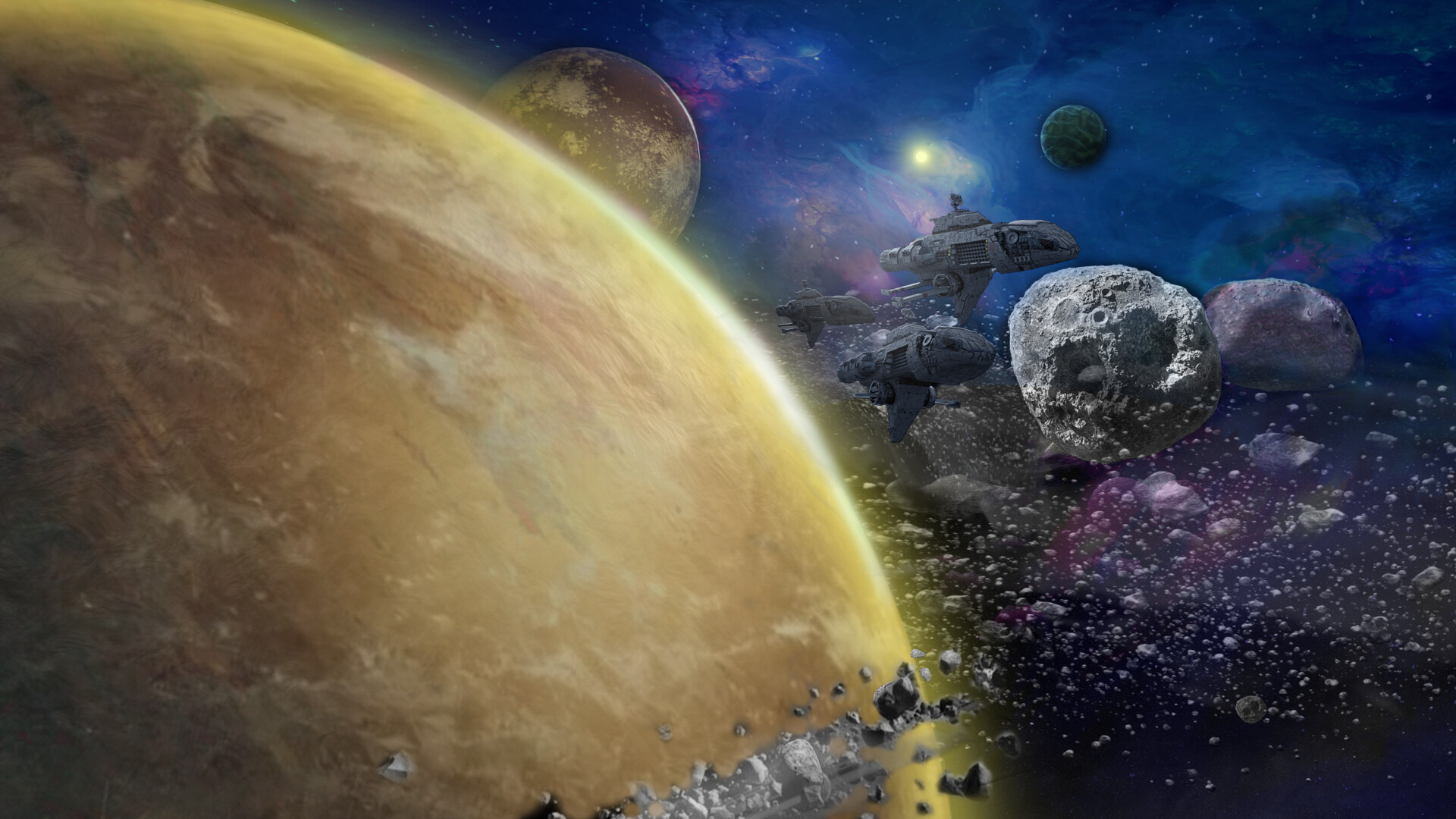 ArtStation - Solar System 2