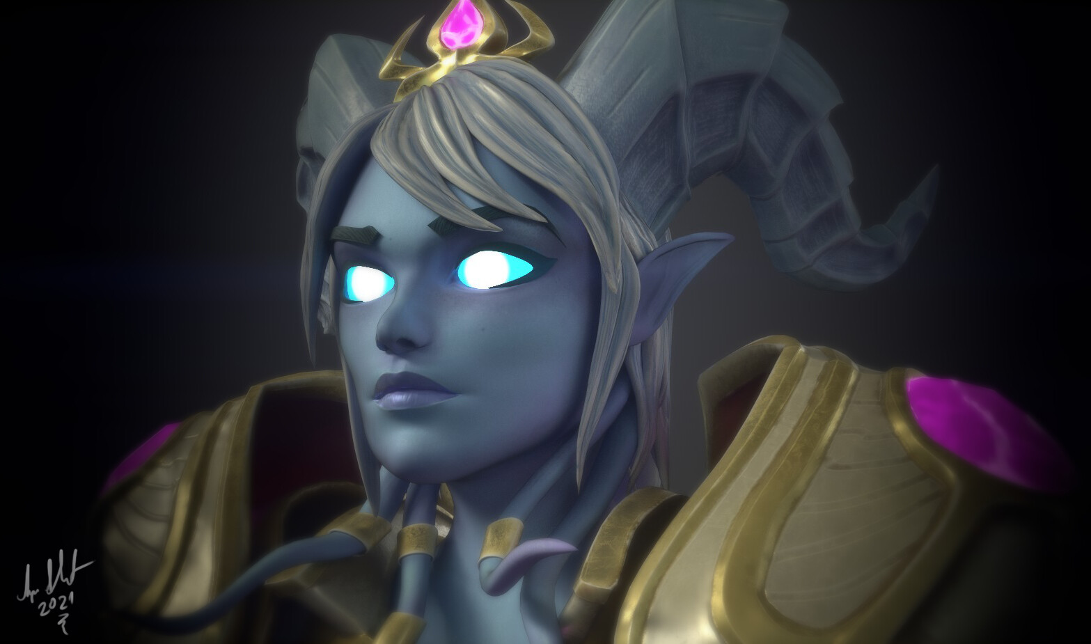 ArtStation - Yrel - Draenei Paladin