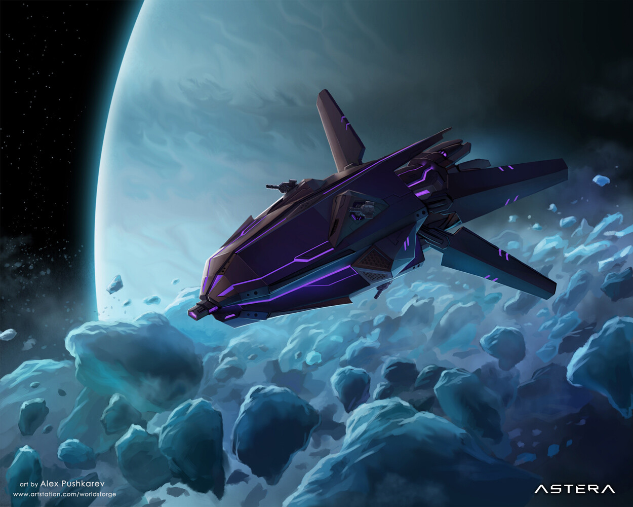 ArtStation - Astera TCG - "Slipspace infiltrator"