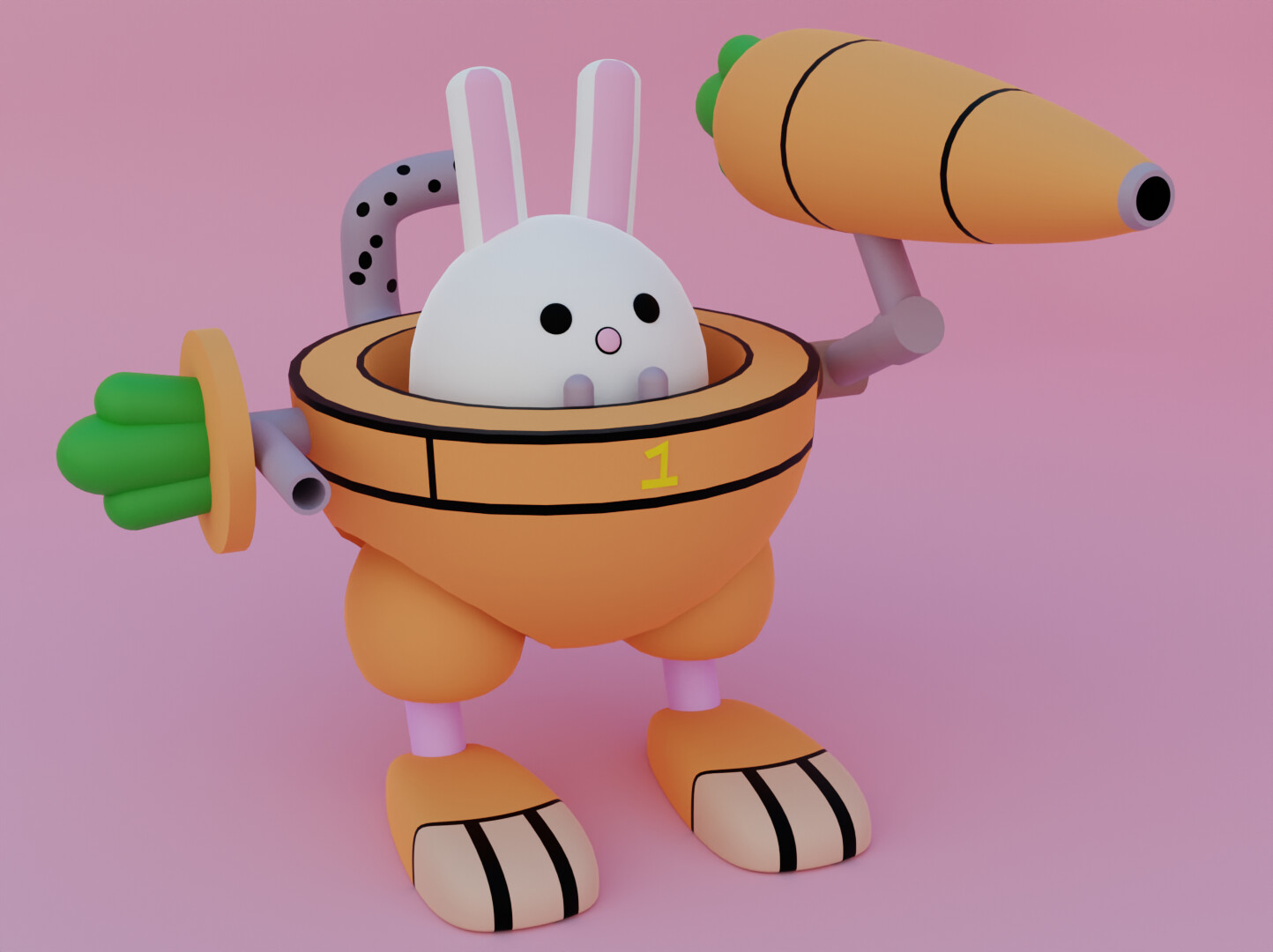 ArtStation - Rabbit Carrot-Mech