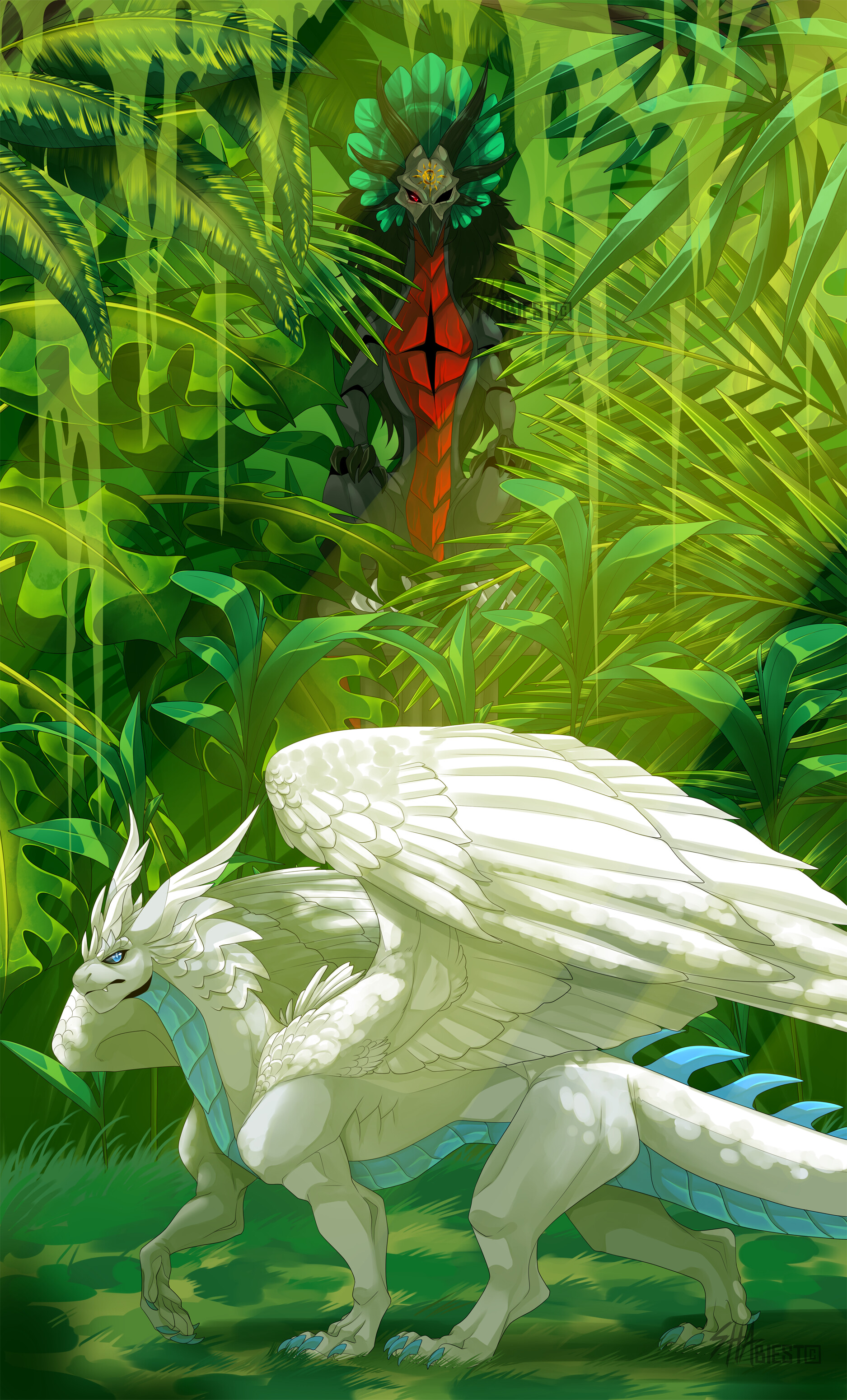 ArtStation - Dragonous - In the Jungle