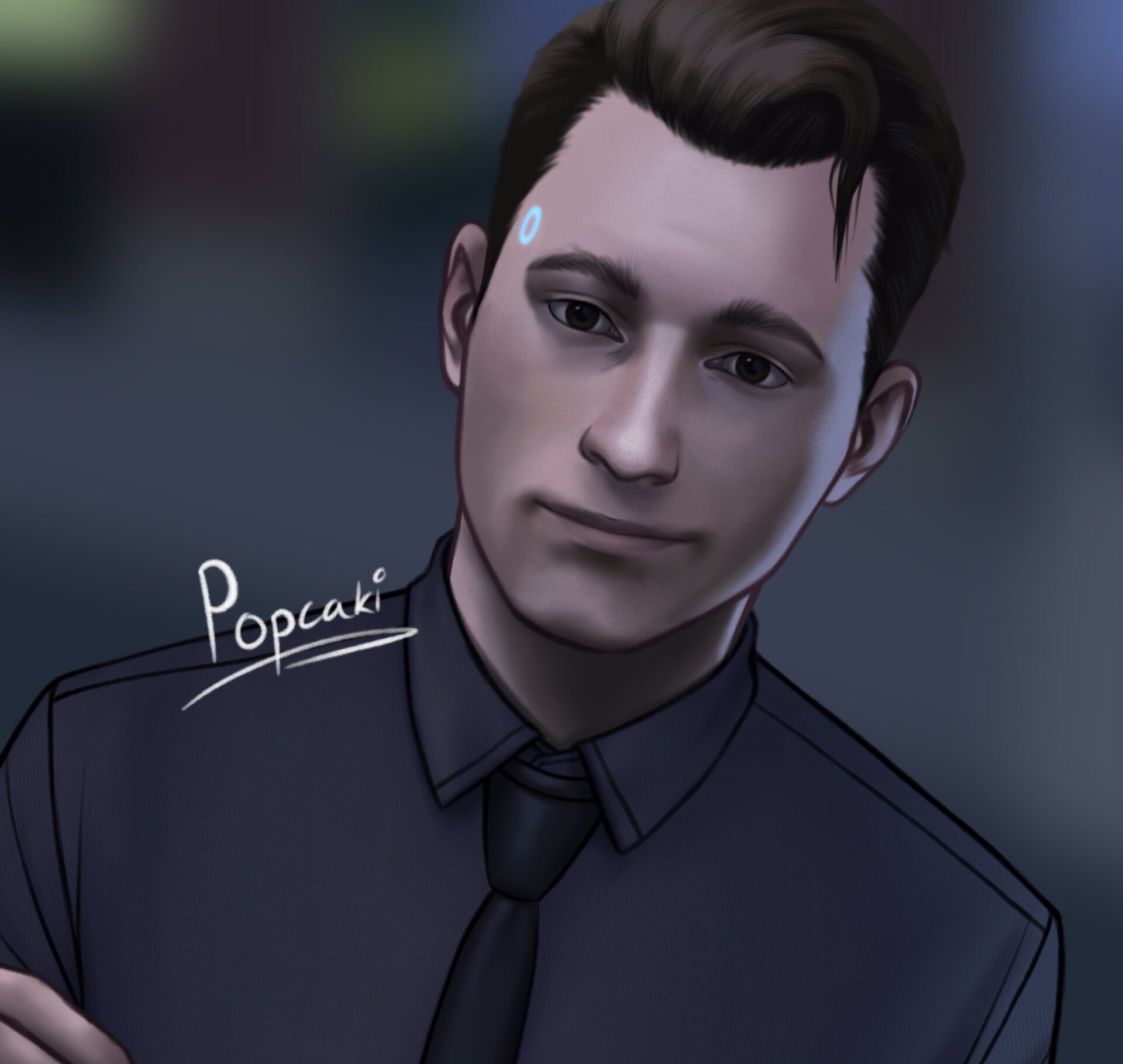 ArtStation - Connor smiling