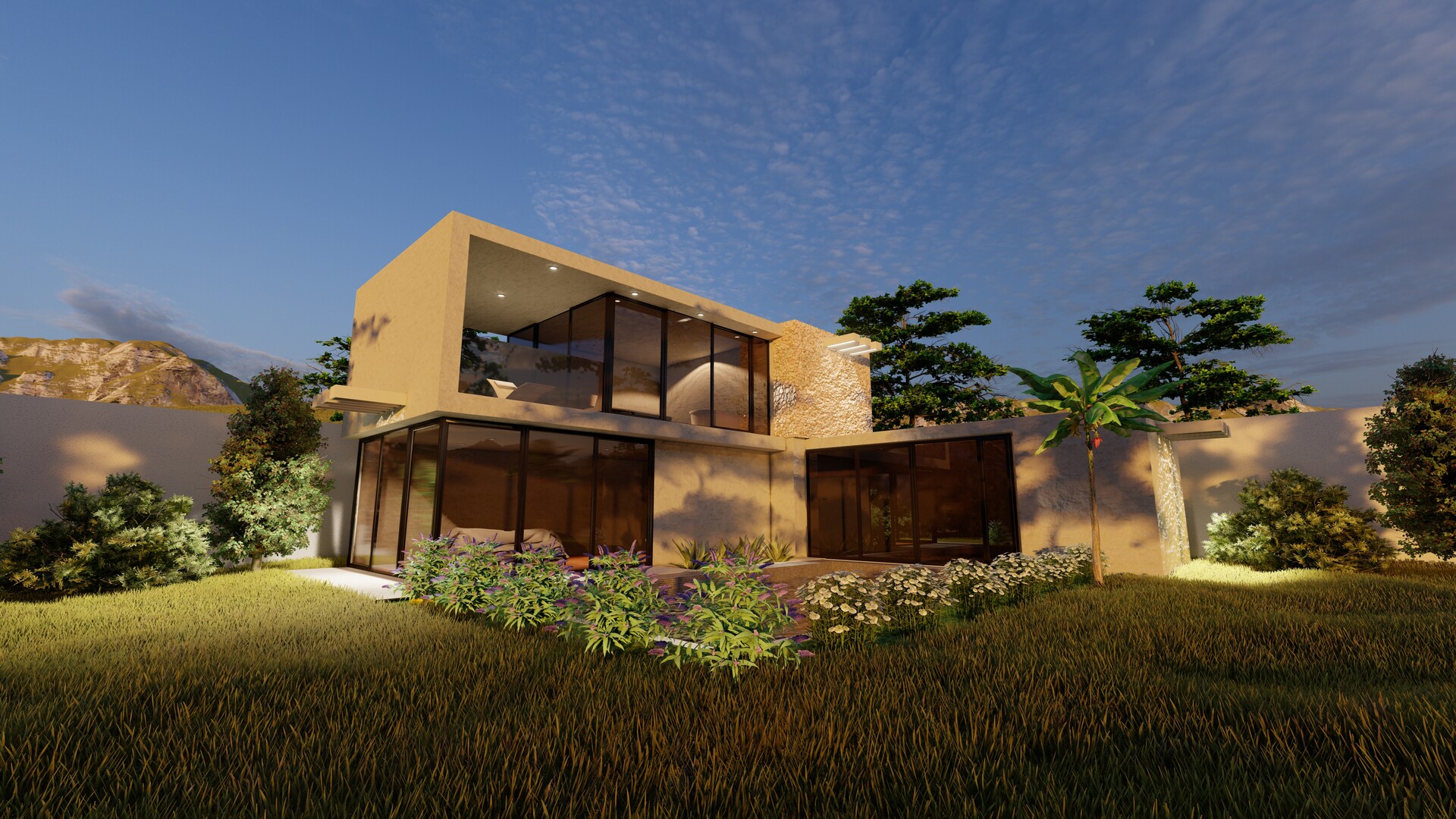 ArtStation - Modern 3D house