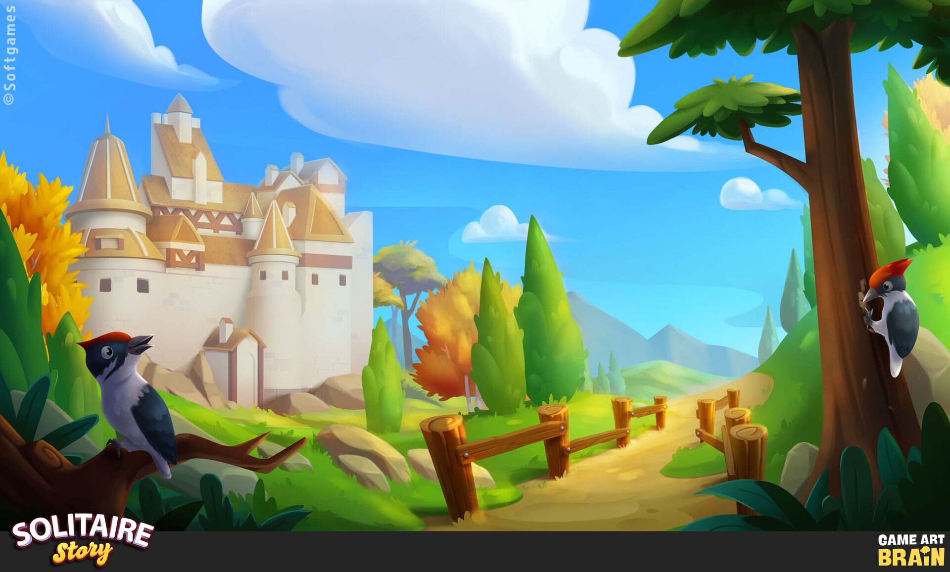 Game Art Brain - Creation & Consulting - Solitaire Backgrounds