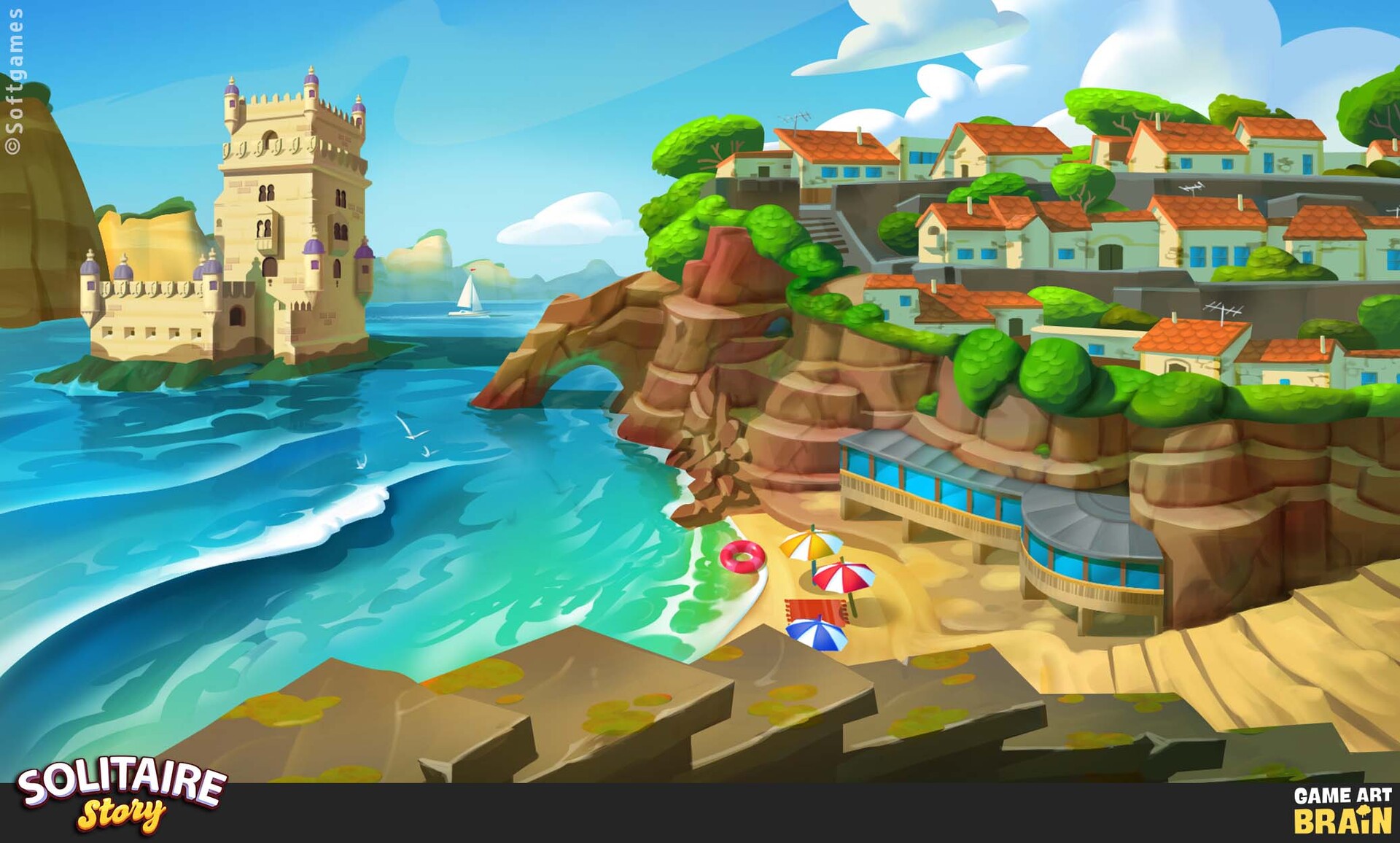 Game Art Brain - Creation & Consulting - Solitaire Backgrounds