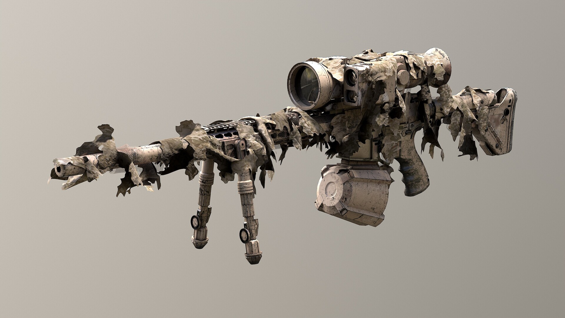 ArtStation - M110 MASS Desert Camo [Game Ready]
