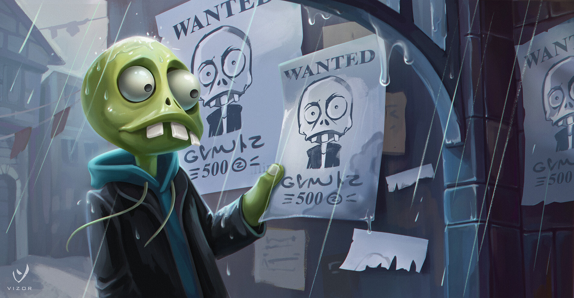 ArtStation - Welcome illustrations for Zombie Castaways