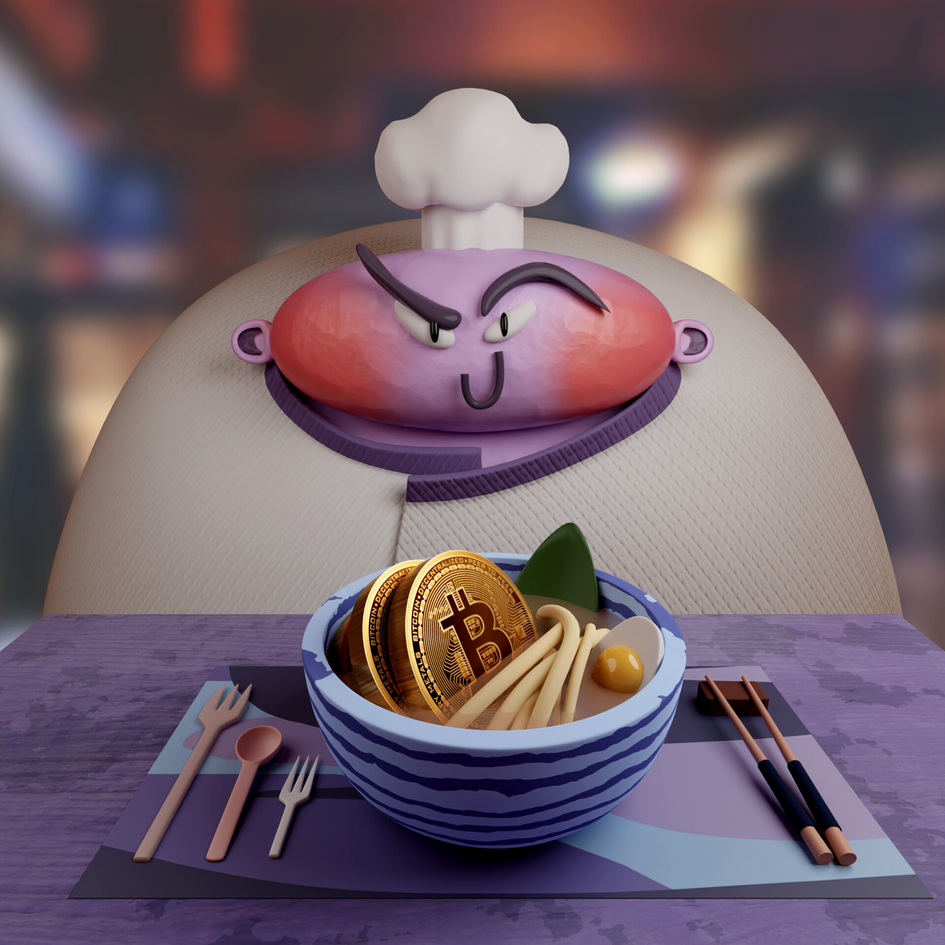 ArtStation - Bitcoin chef