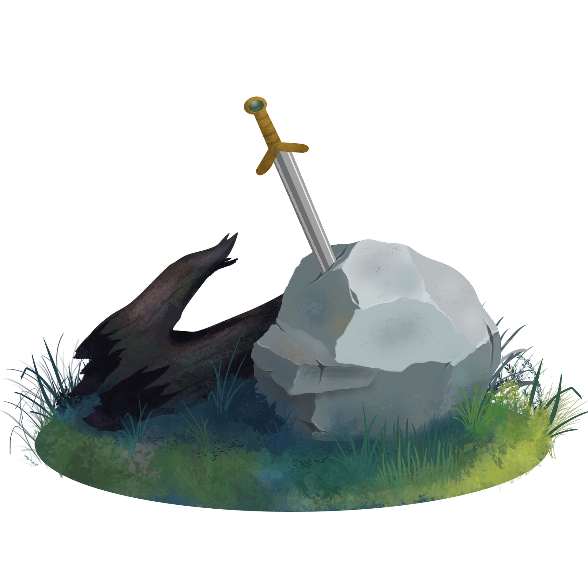 ArtStation - Sword in stone