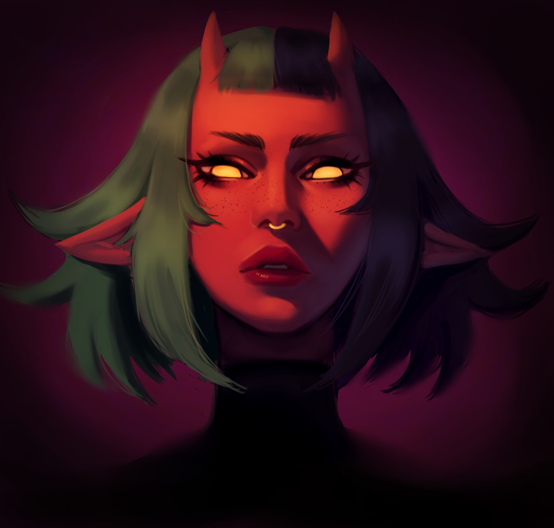 ArtStation - Demon gf