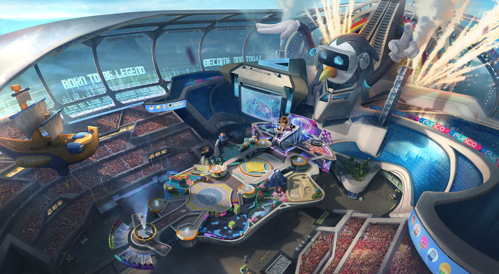 isaac zou - Project-M TOP Arena Early Concept Art