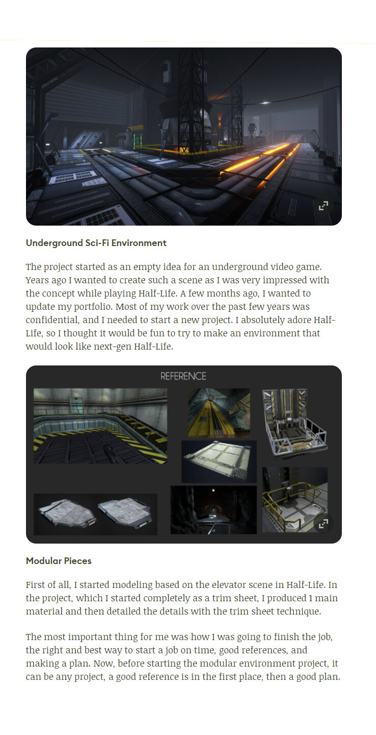 Onur Özen - Breakdown of the Sci-Fi Underground Environment UE4