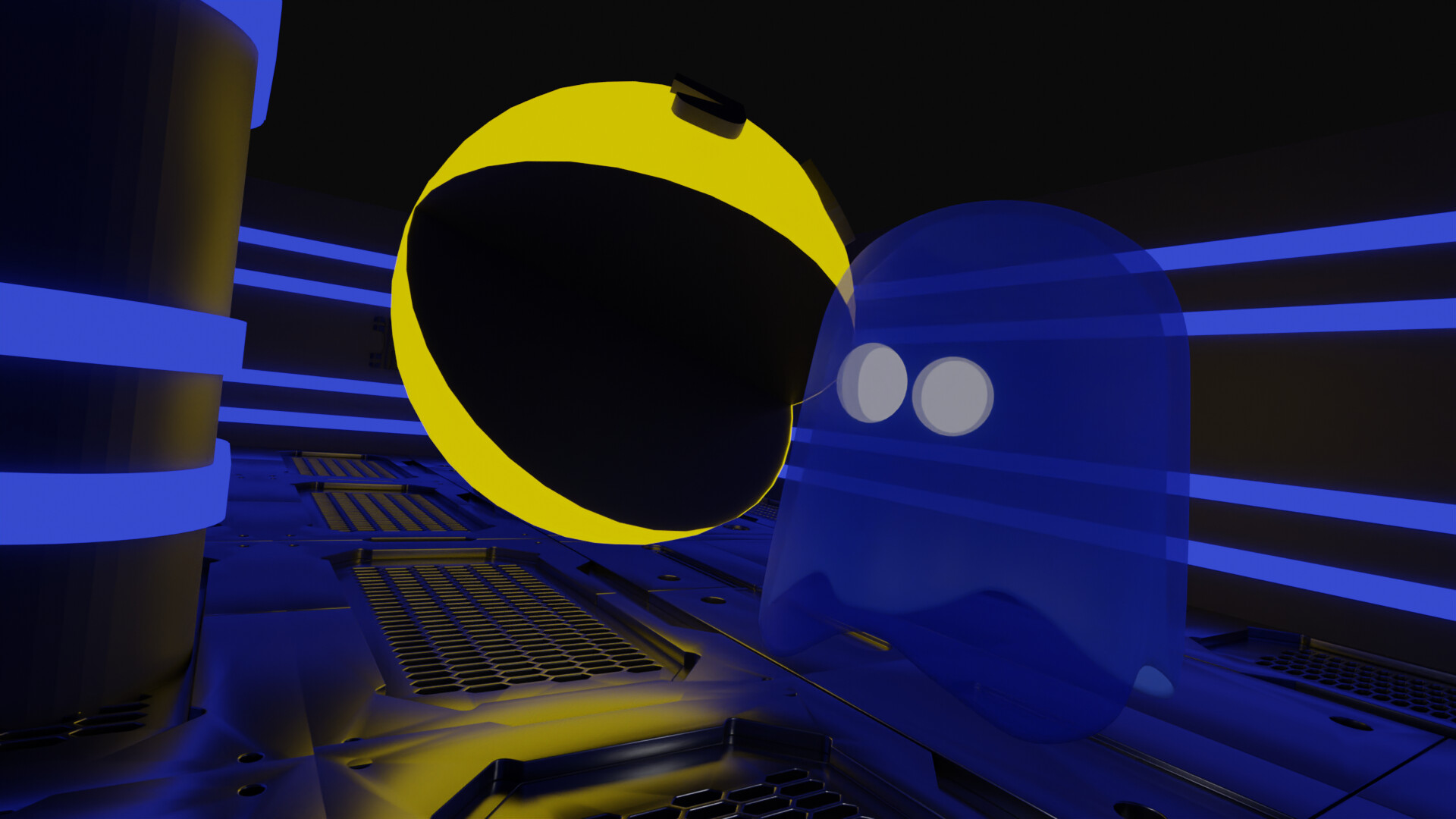 Pacman 3D Animation by Ravi Sanker — ProUser.Me
