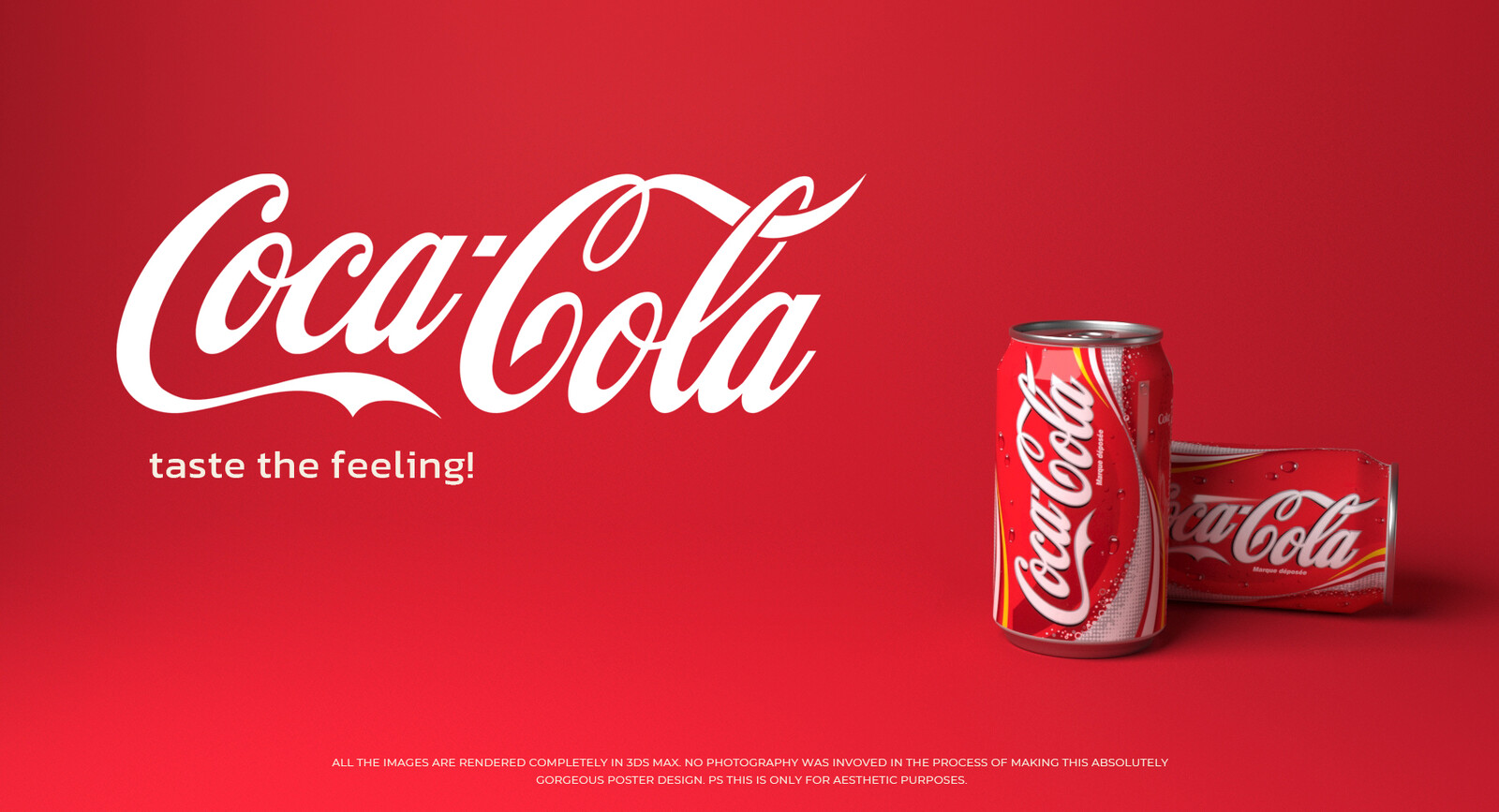 Ravi Sanker - CocaCola Graphic design Poster