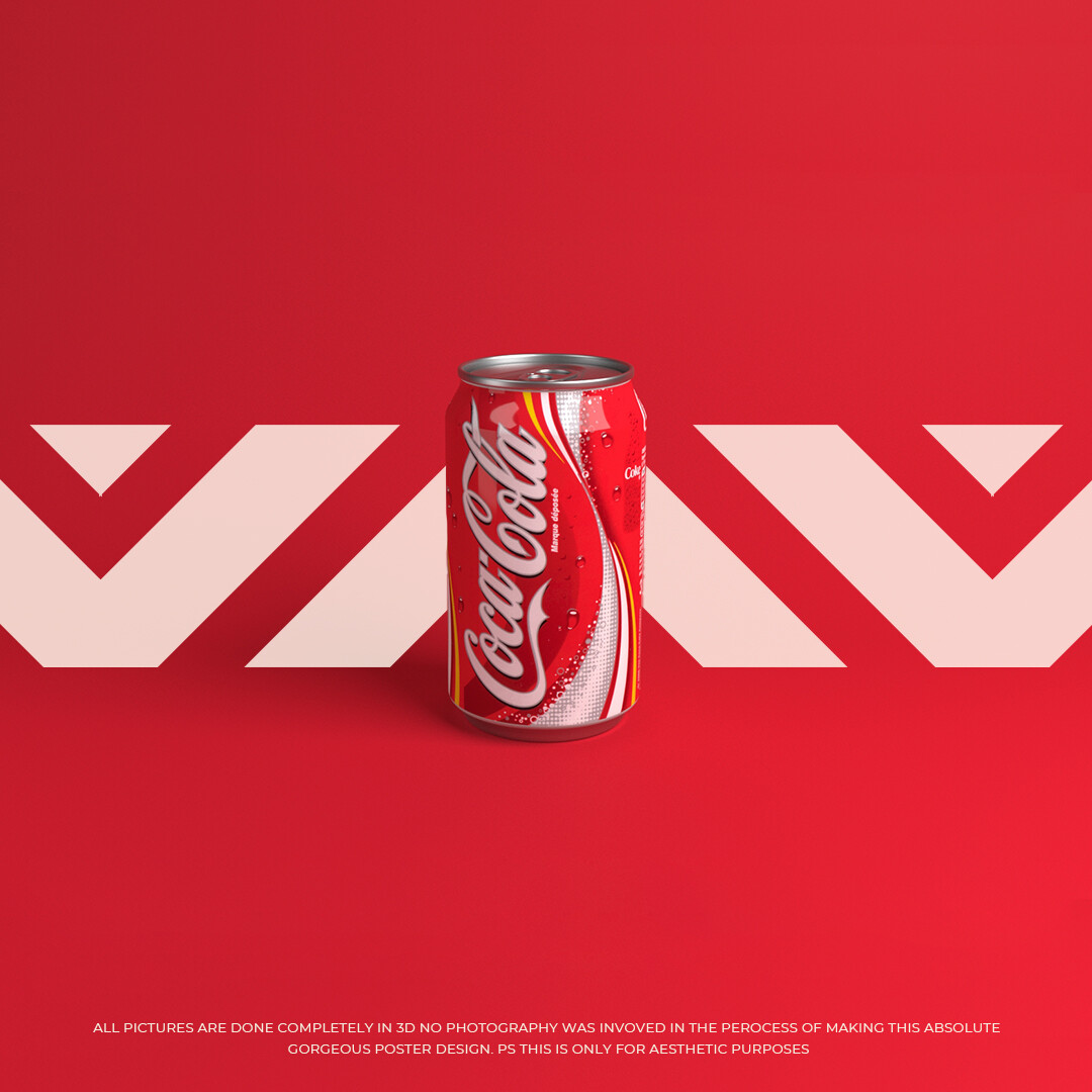 Ravi Sanker - CocaCola Graphic design Poster