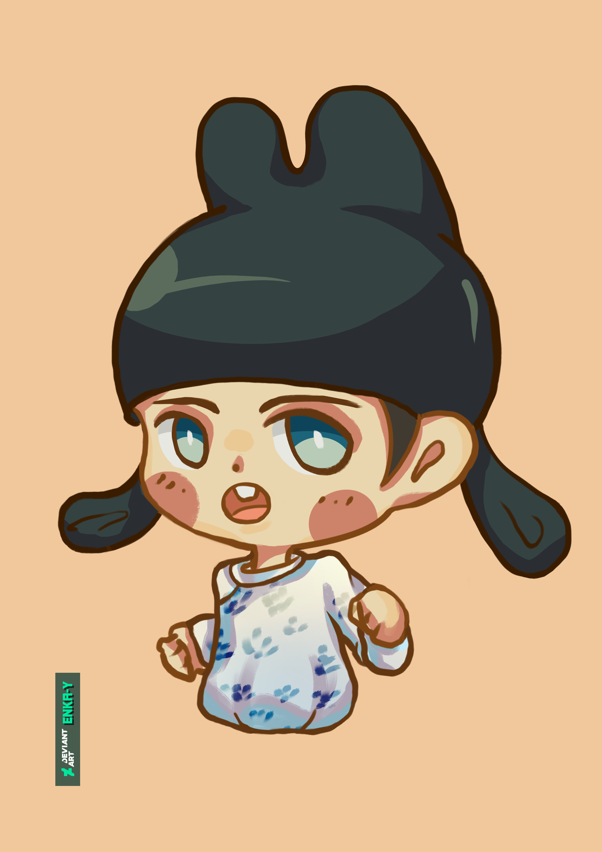 ArtStation - Chibi commission - Baili Hongyi WangYibo