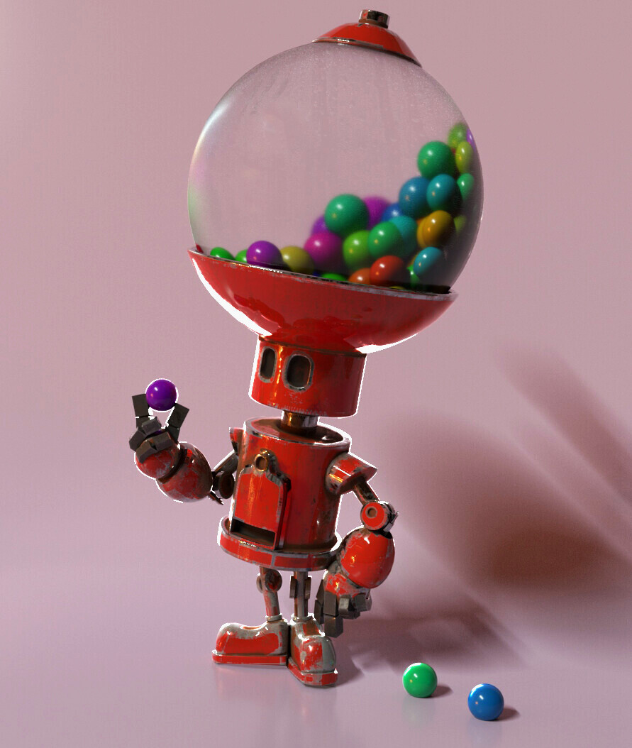 ArtStation - Candy robot
