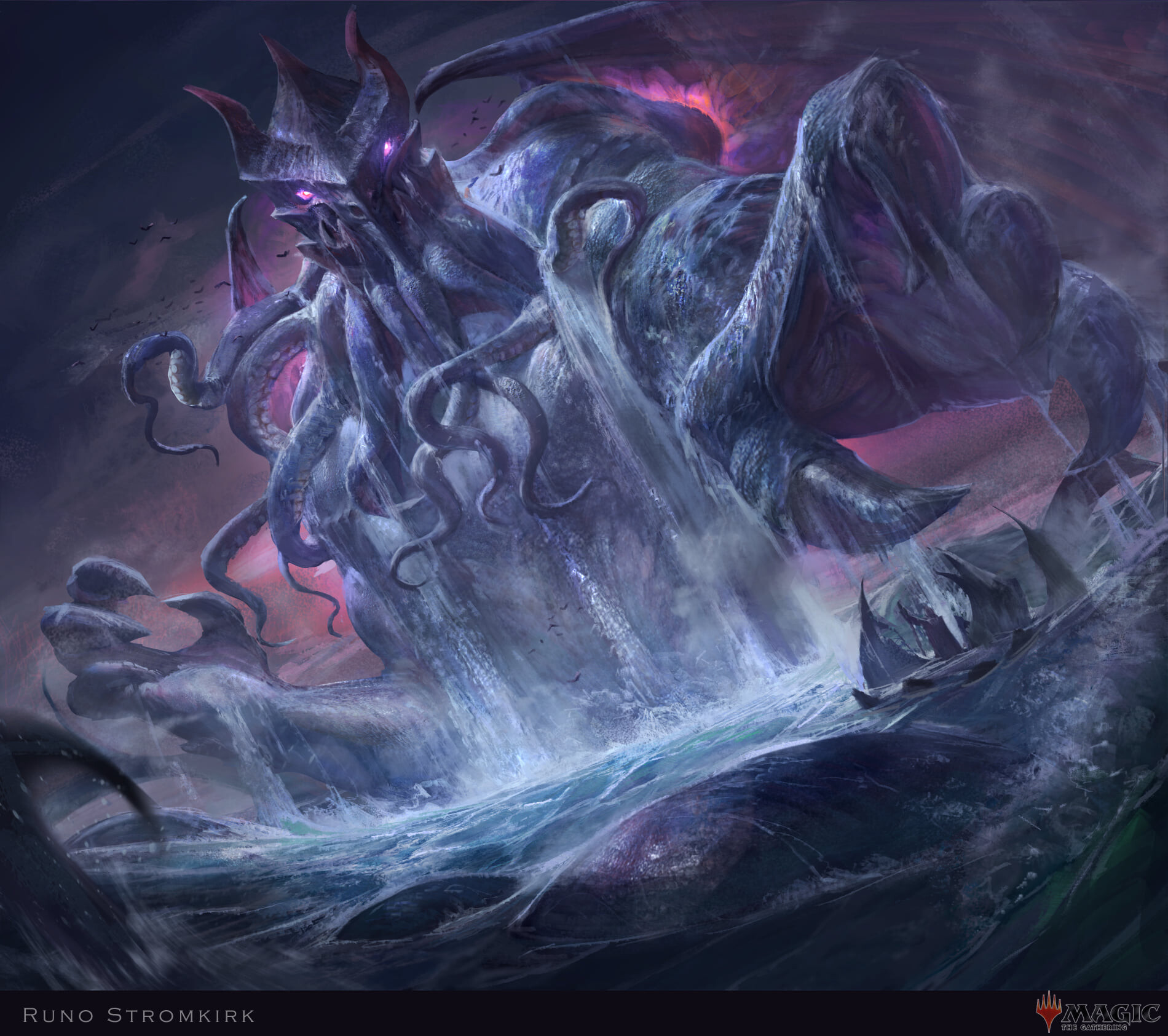 ArtStation - MagicTheGathering Krothus, Lord of Storms and Seas