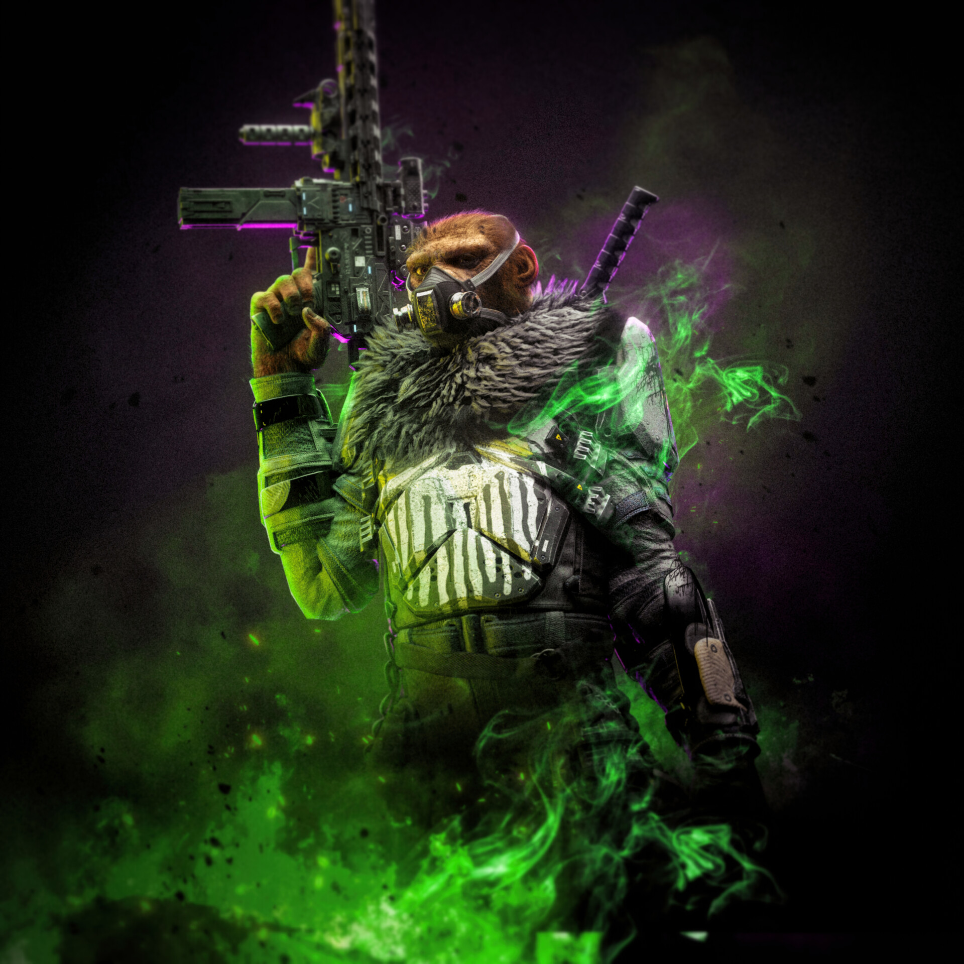 ArtStation - Toxic War Monkey