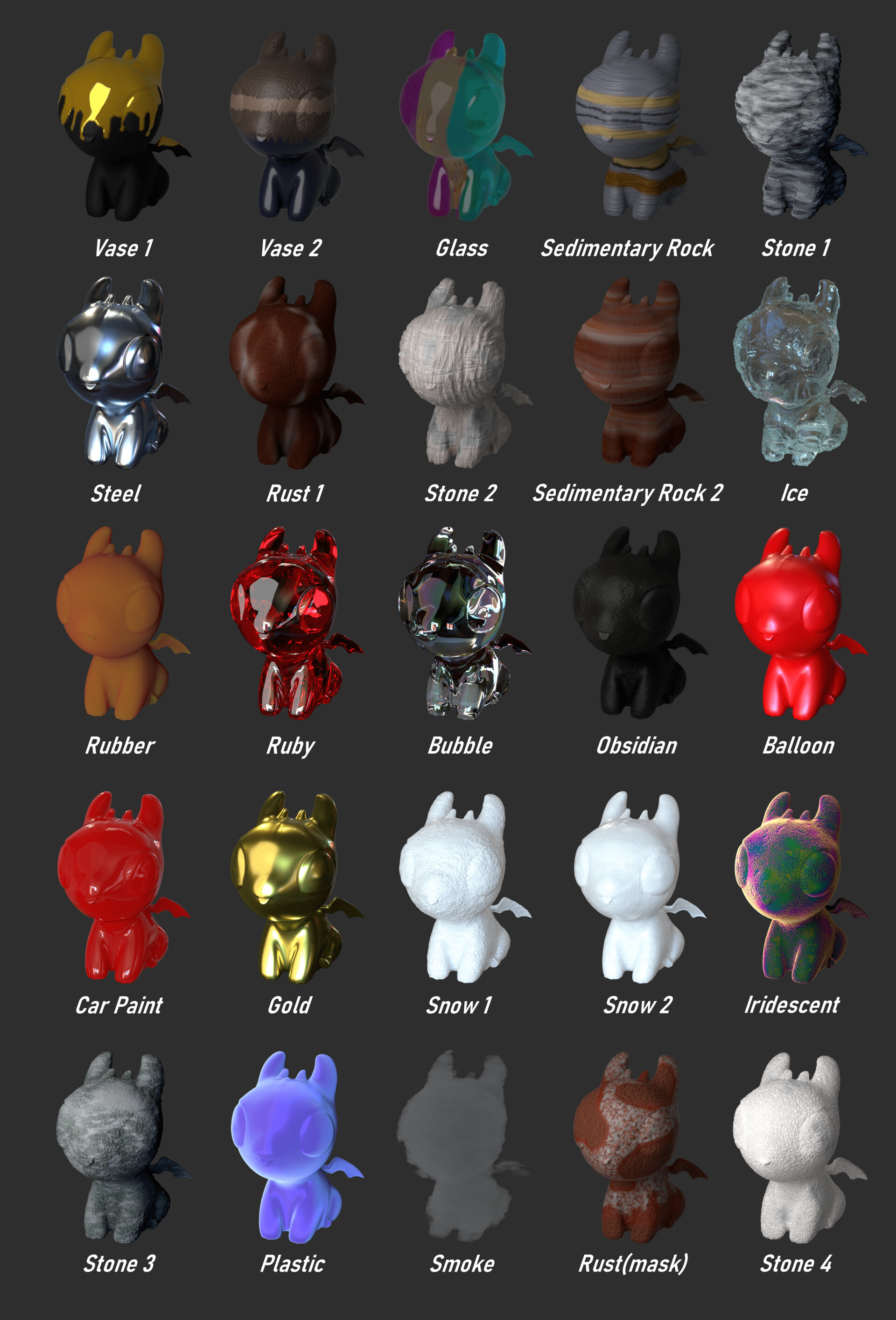 ArtStation - Maya Material Practice