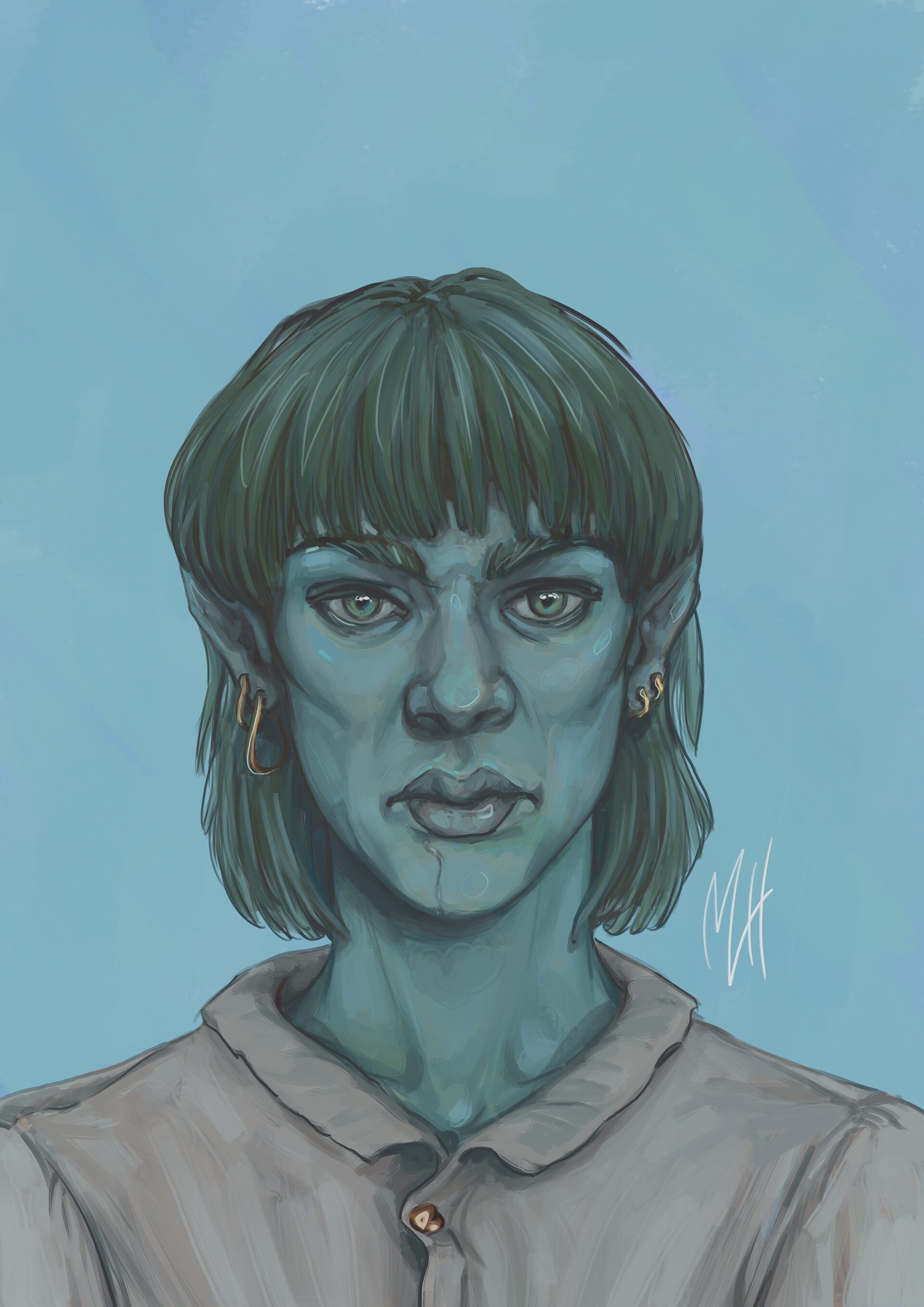 ArtStation - D&D Portrait: Bayou