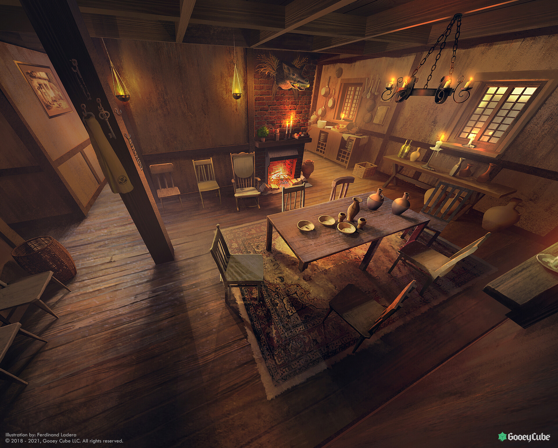 Ferdinand Ladera - Interior art TTRPG