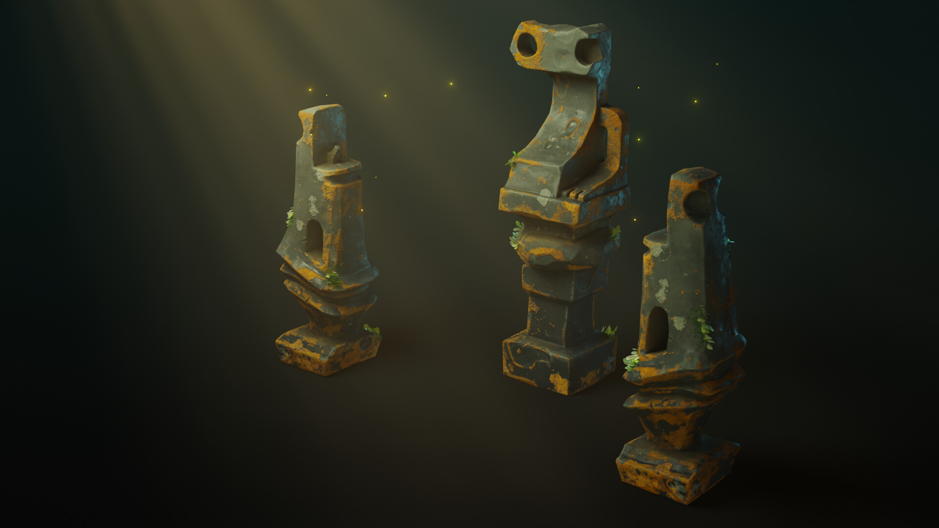 ArtStation - Sanctuary Frog Statues