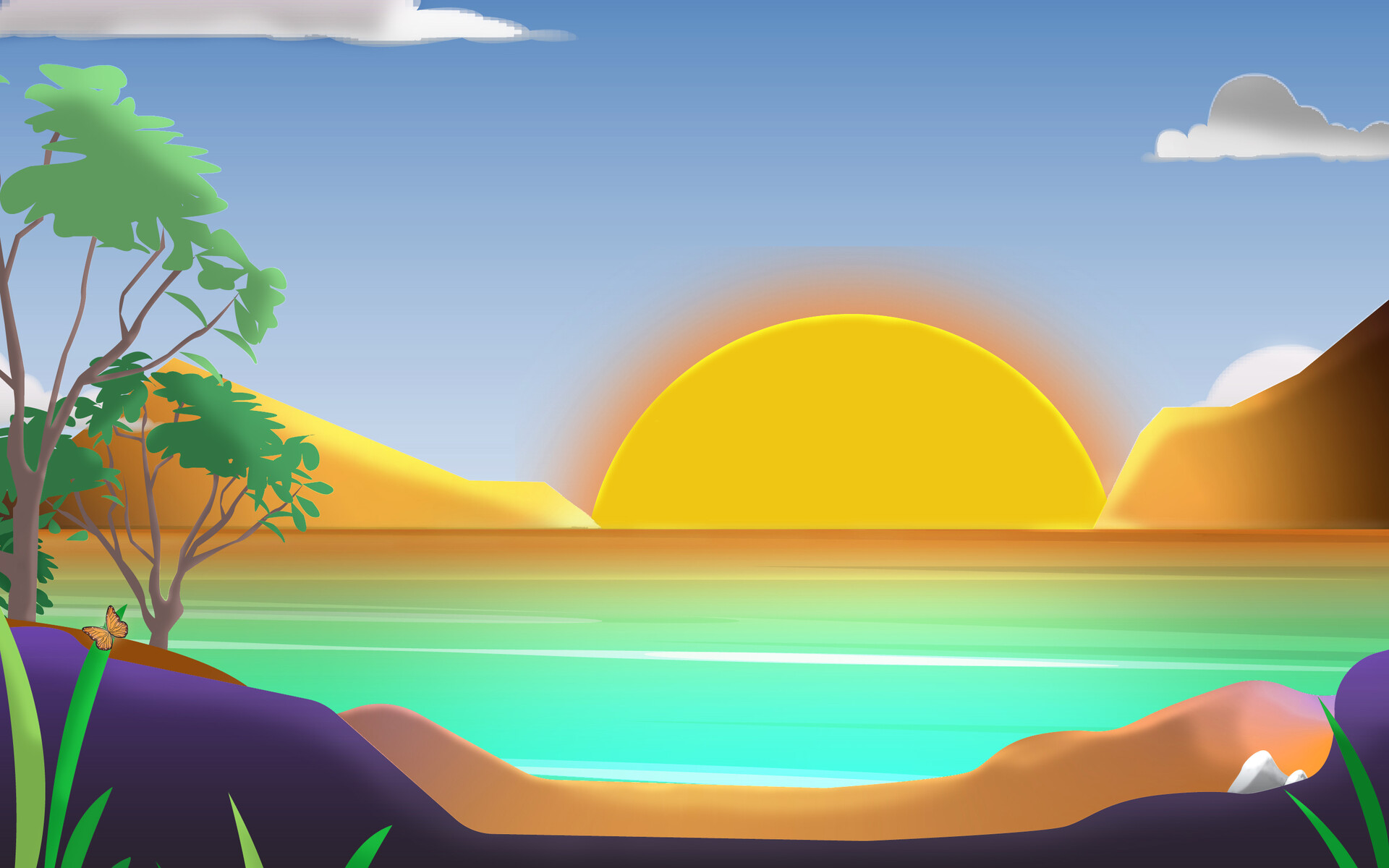 ArtStation - Sunrise Vector art