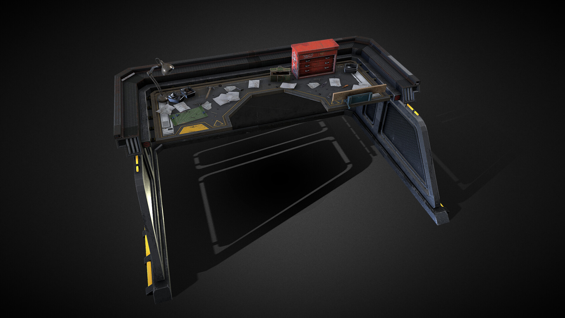 ArtStation - Sci-Fi Desk