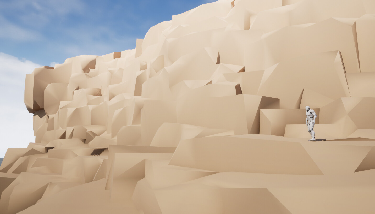 Tom Giagtzoglou - Stylized Procedural Cliffs