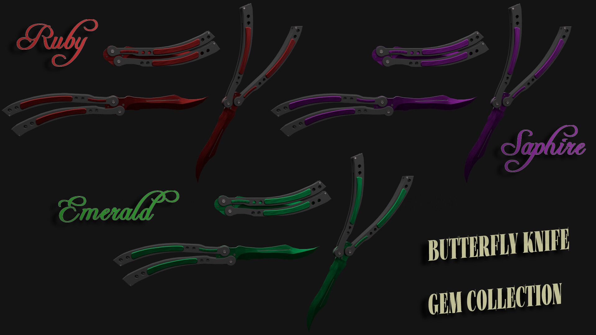 ArtStation - Butterfly Knife