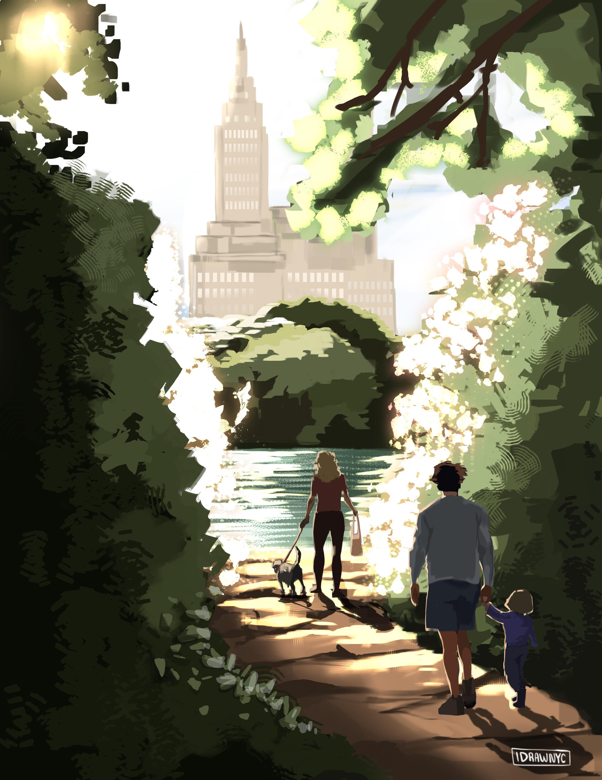 ArtStation - A Stroll in Central Park