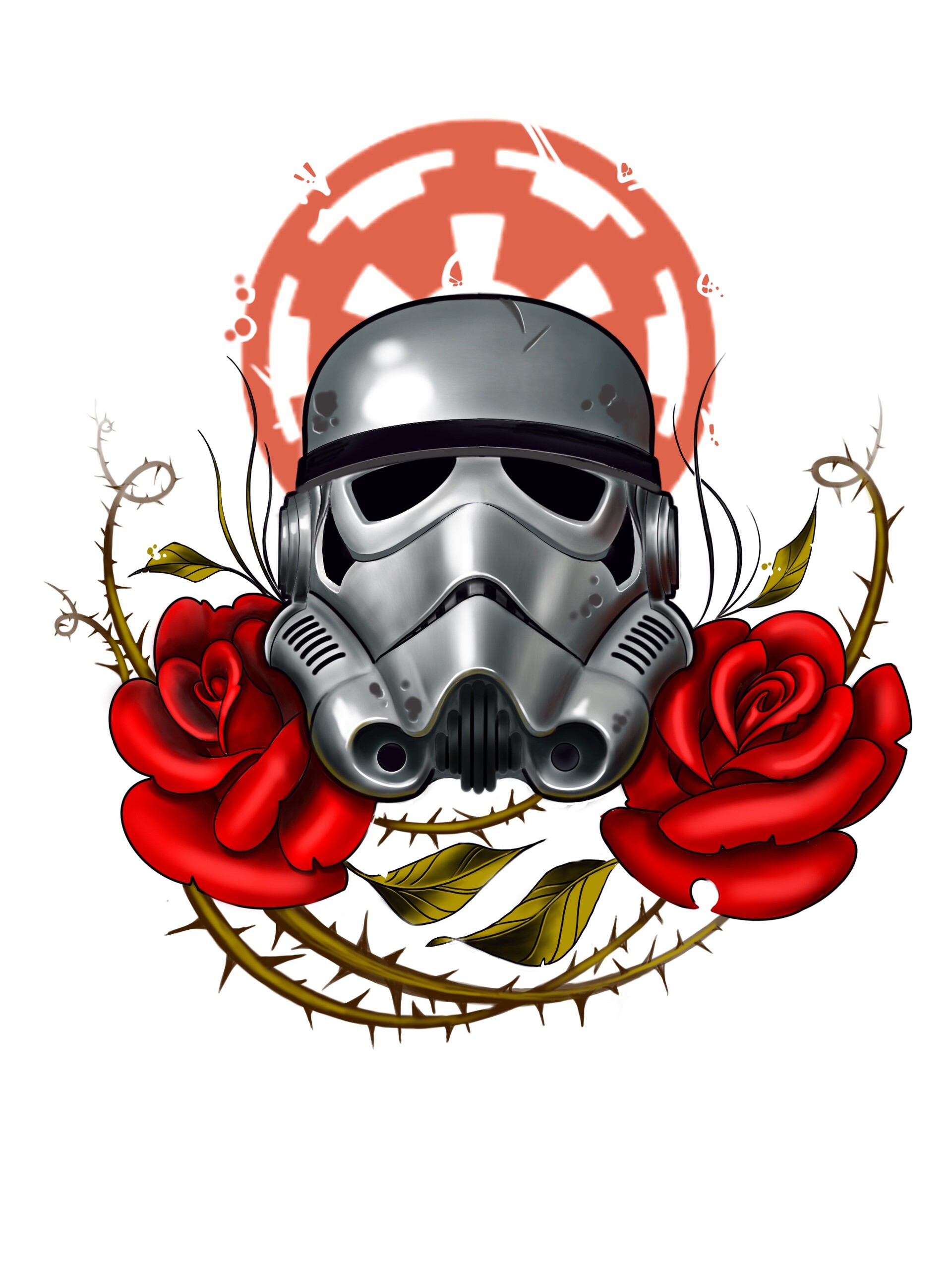 ArtStation - Imperial stormtrooper's helmet