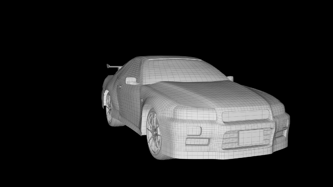 Jackson Bourke - R34 Skyline