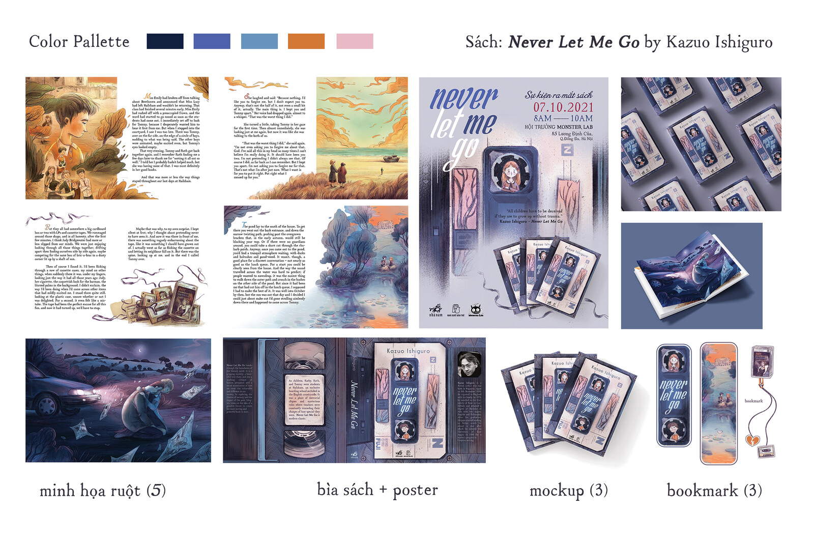 academy.monsterlab - Never Let Me Go - Exercise in Illustration subject