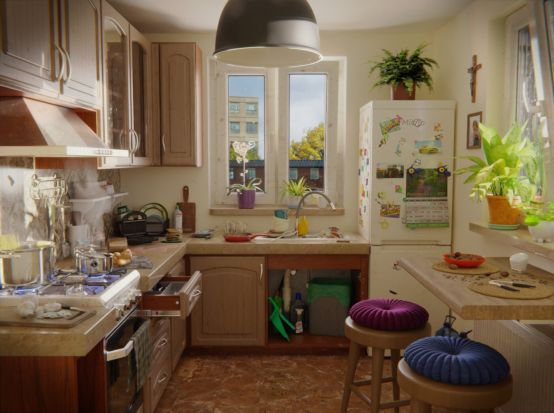 ArtStation - Small kitchen
