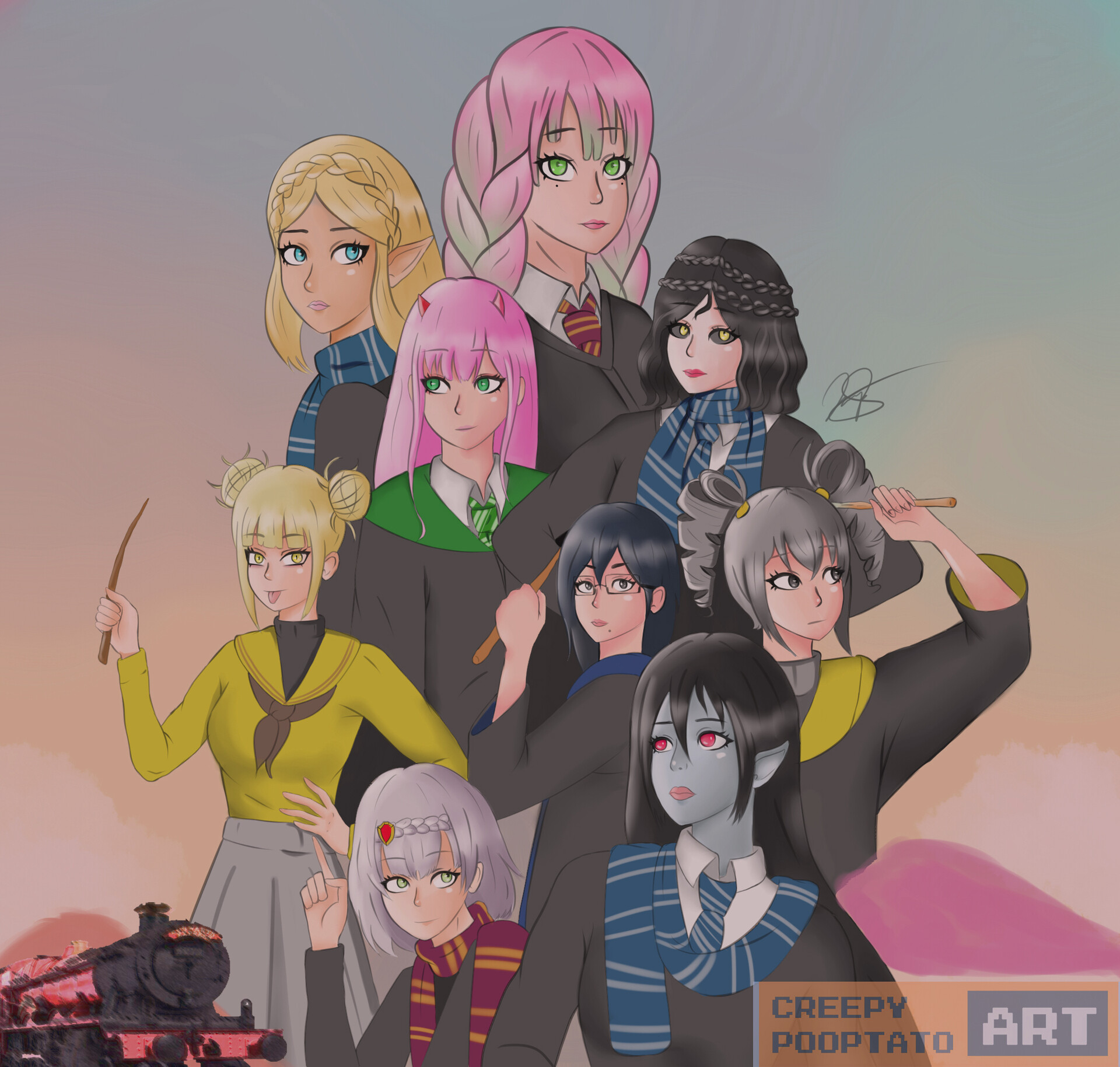 ArtStation - Wizard Best girls