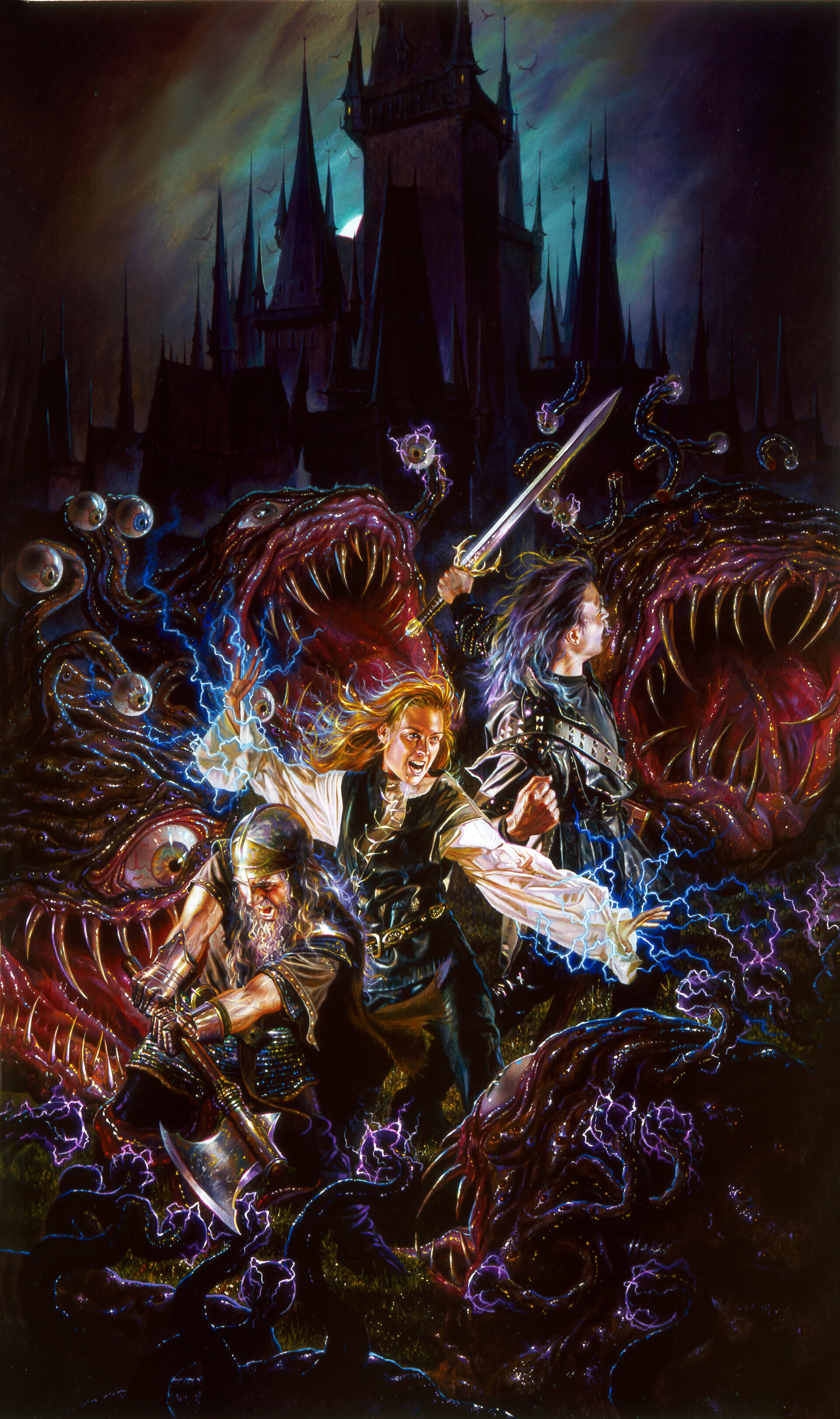 ArtStation - Crown of Fire ~ wotc cover art 2001~oil on board