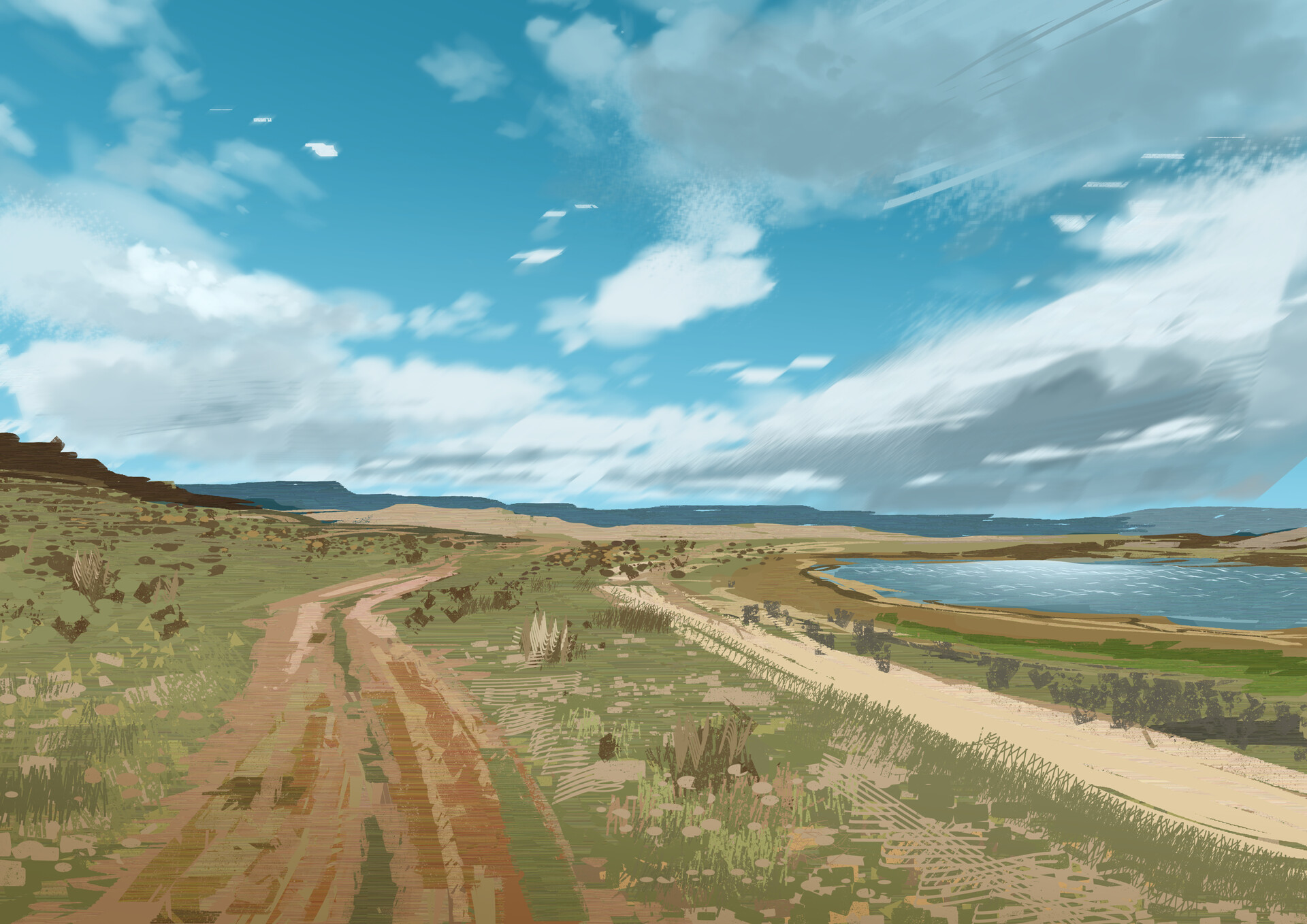 ArtStation - Landscape Study