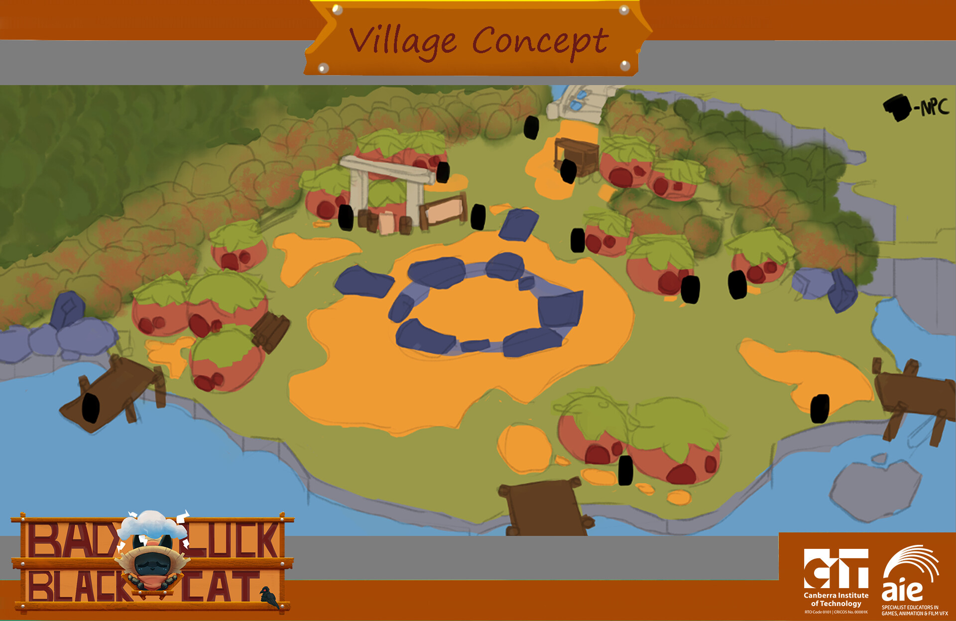 Hannah Levi - Bad Luck Black Cat - Concept Art