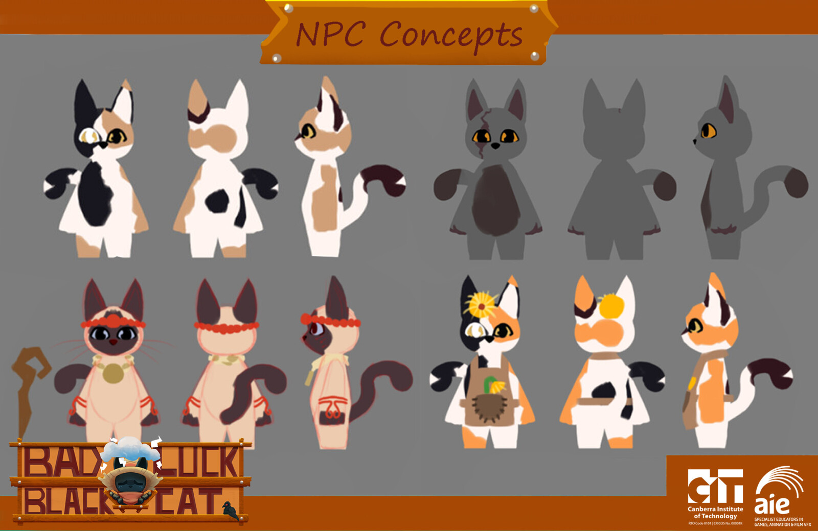 Hannah Levi - Bad Luck Black Cat - Concept Art