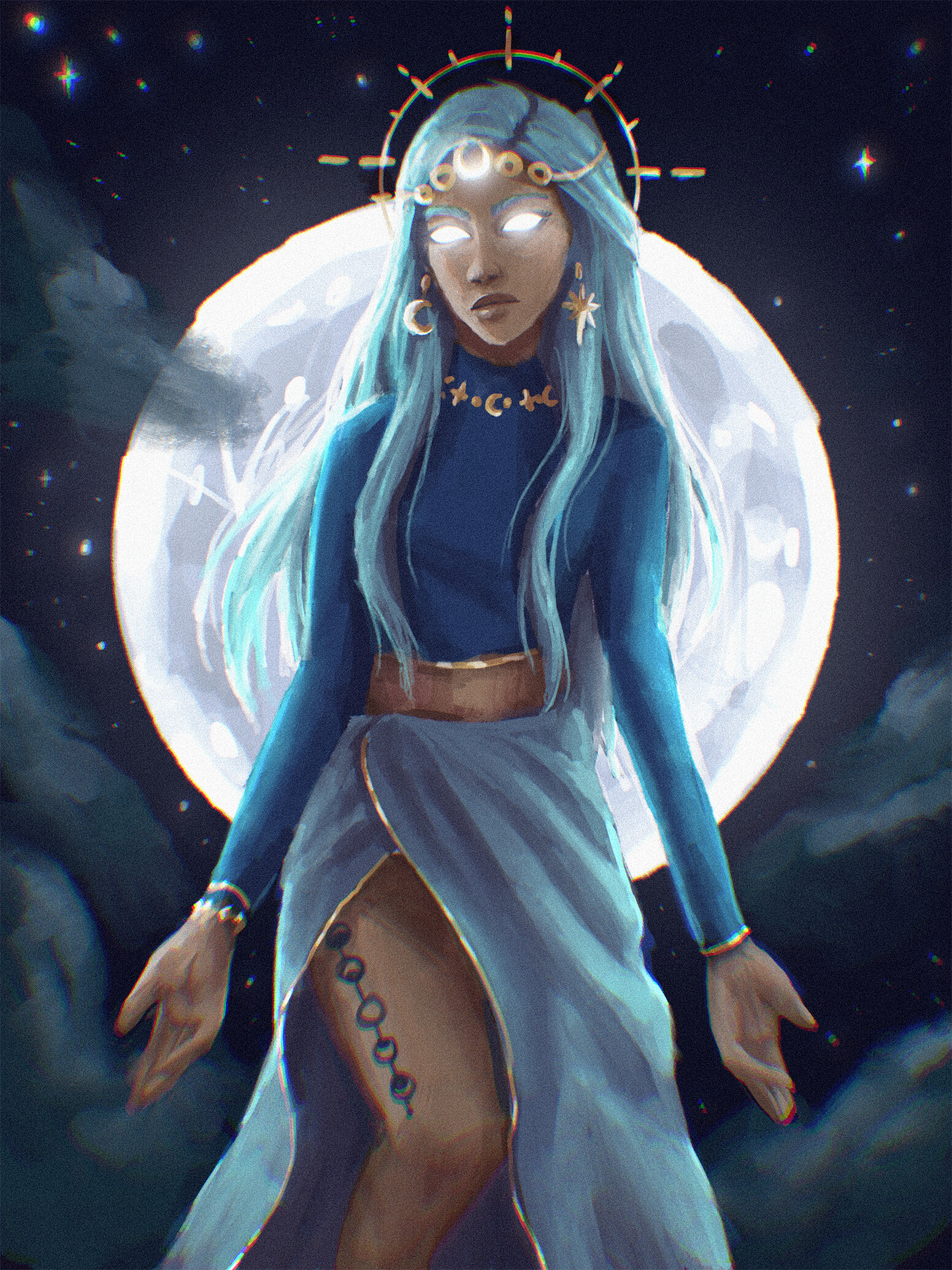 ArtStation - Moon Goddess DTIYS