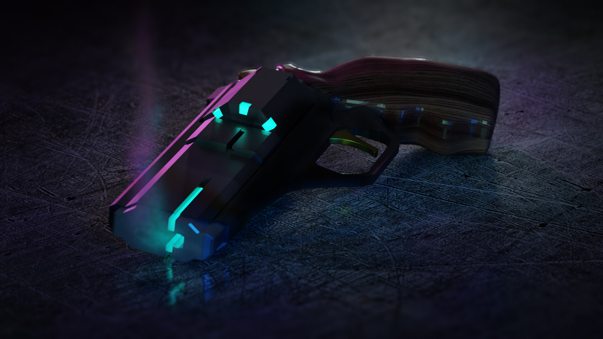 ArtStation - Cyberpunk Revolver