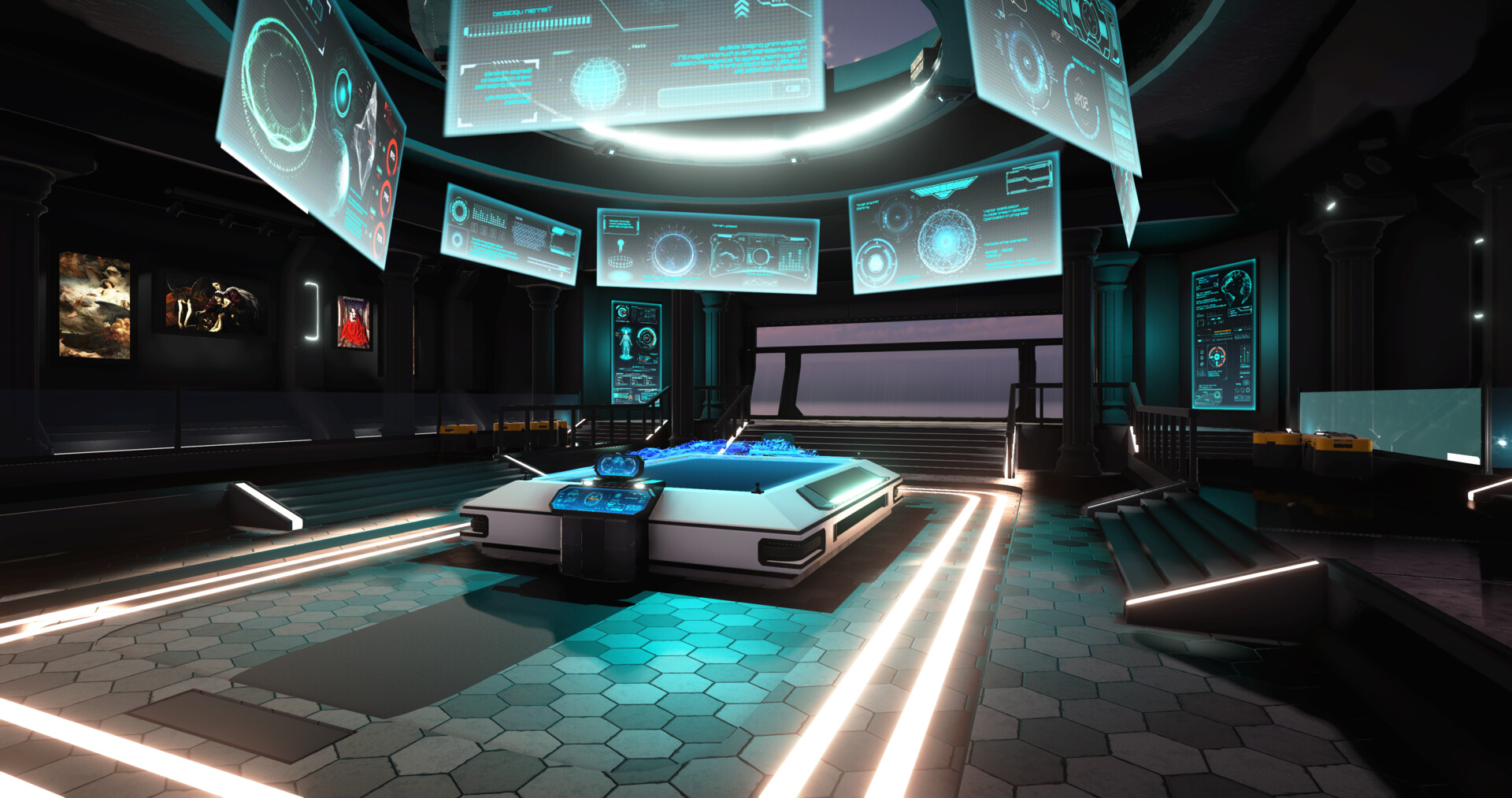 Futuristic Laboratory