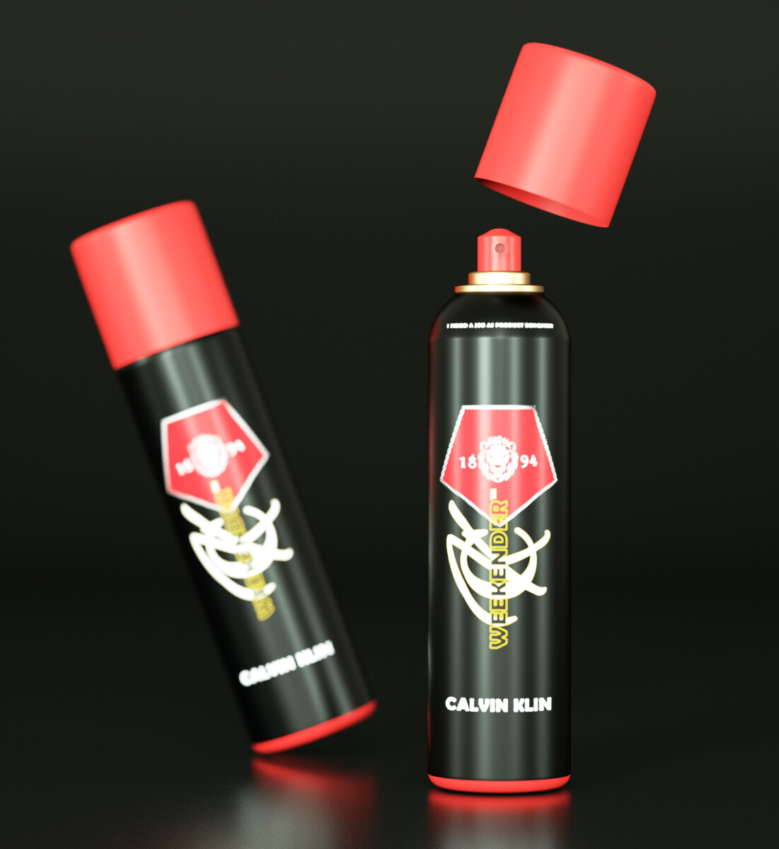 ArtStation - Calvin Klein spray