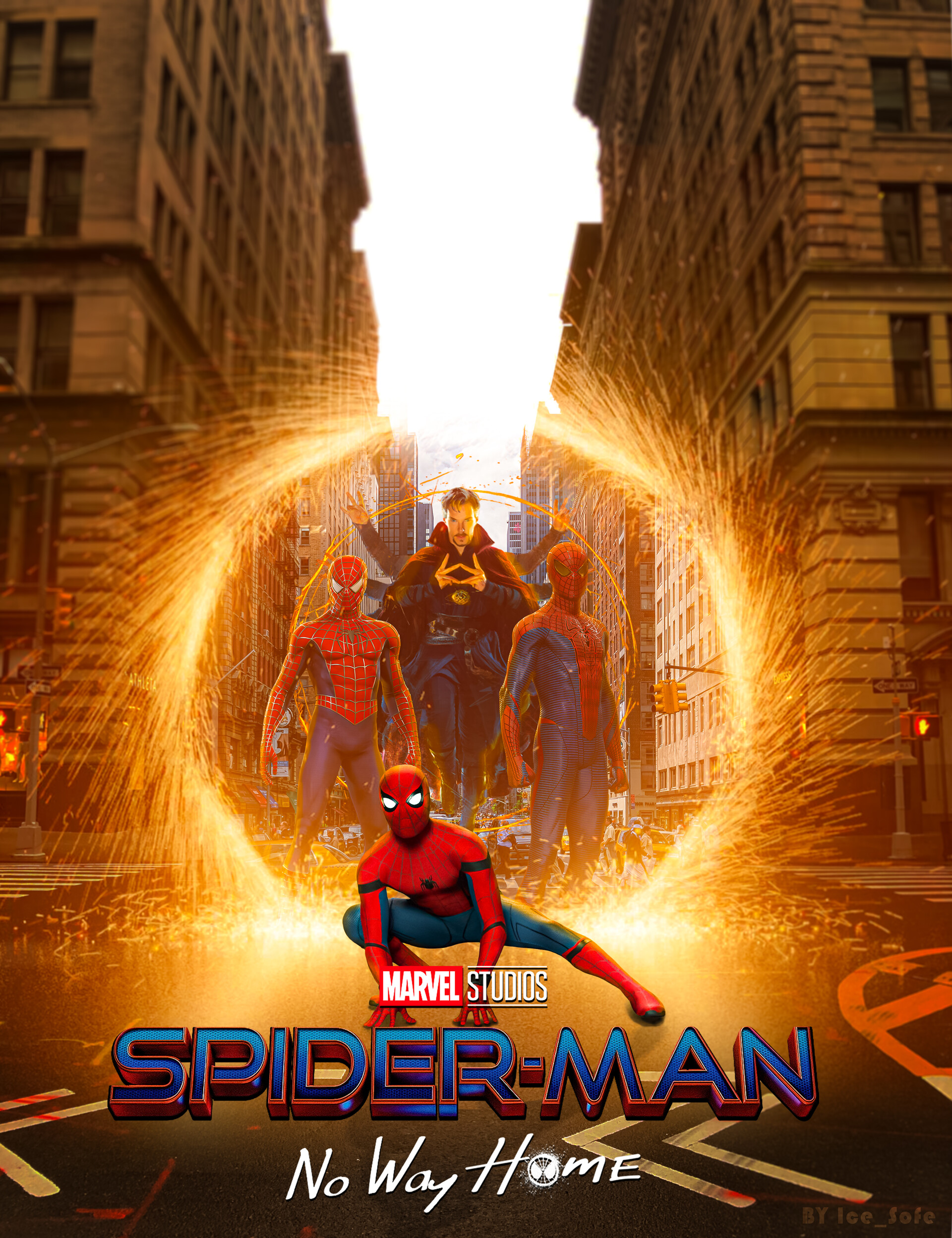 ArtStation - spider man now way home poster