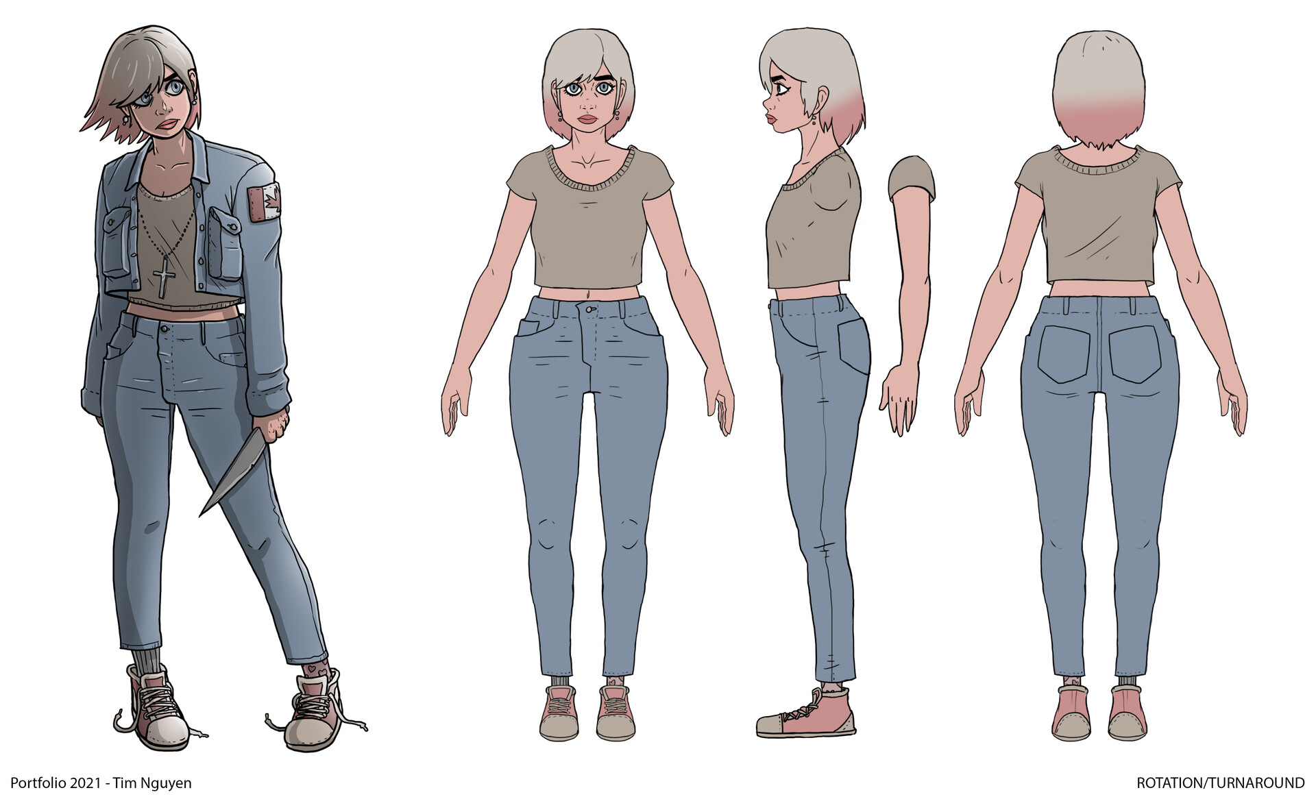 ArtStation - Eva - Turnaround